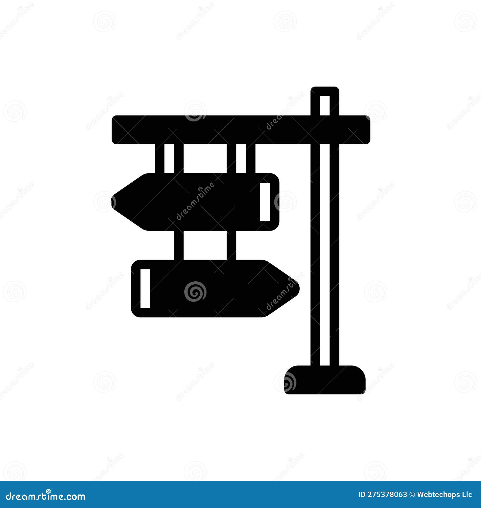 Black Solid Icon for Indication, Signal and Gesture Stock Vector ...