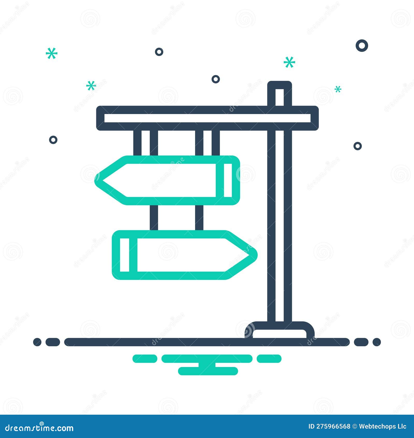 Mix Icon for Indication, Signal and Clue Stock Vector - Illustration of ...