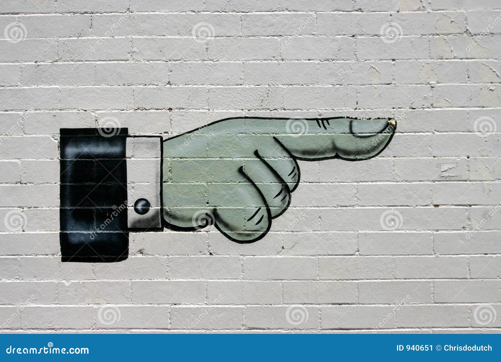 Indication par les doigts image stock. Image du poignet - 940651