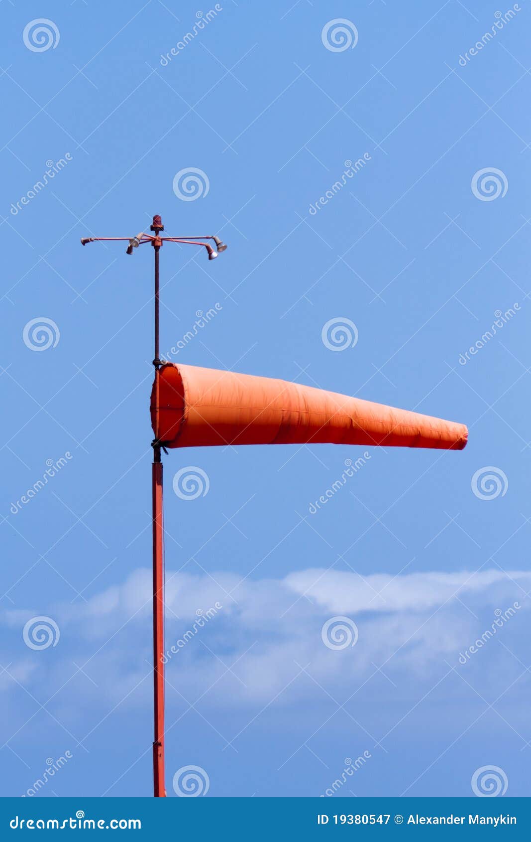 Indicator Aan De Windrichting Stock Afbeelding - Image of passagiers ...