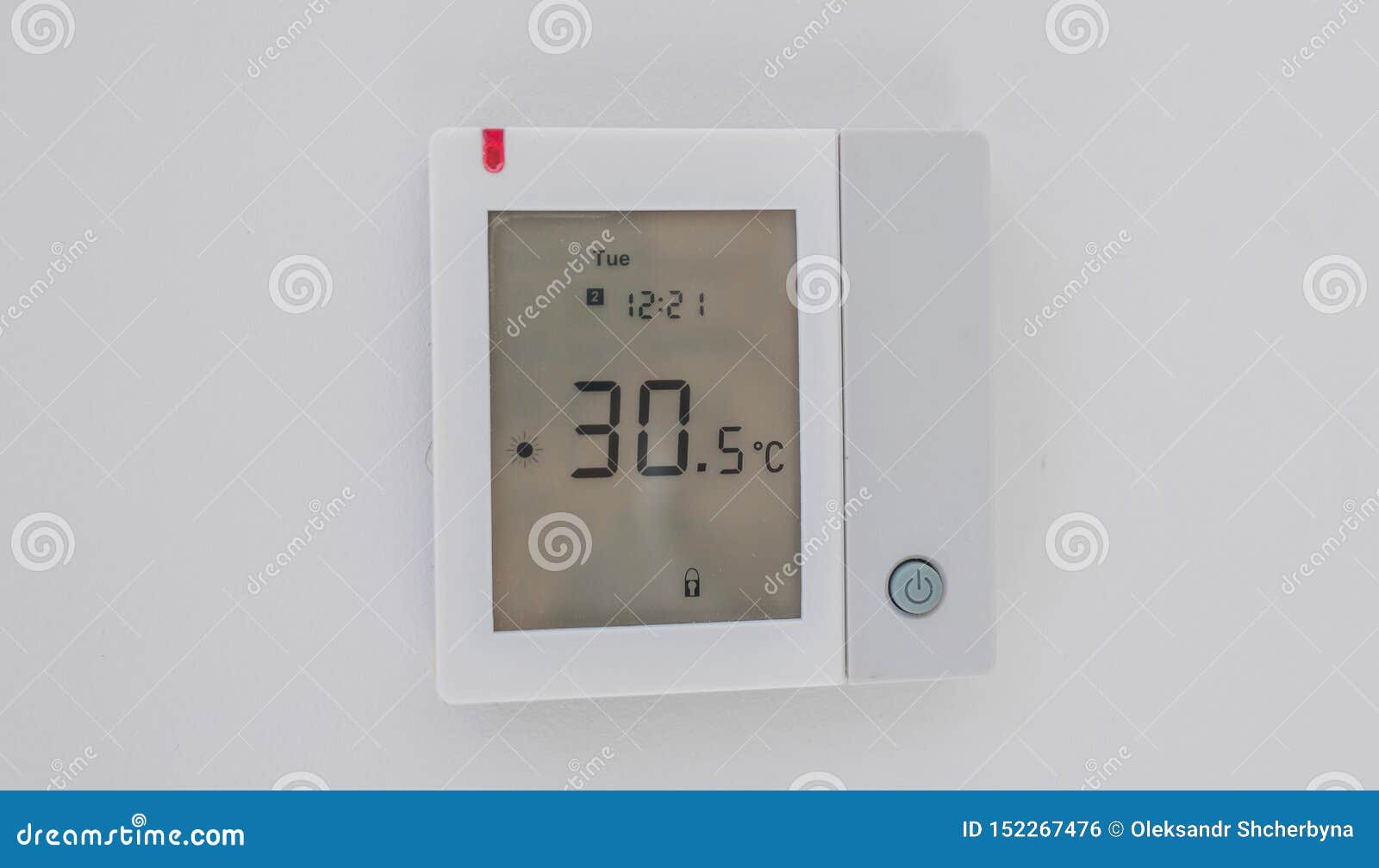 Indicator of Climate Control in an Office Building with a Touch Screen ...