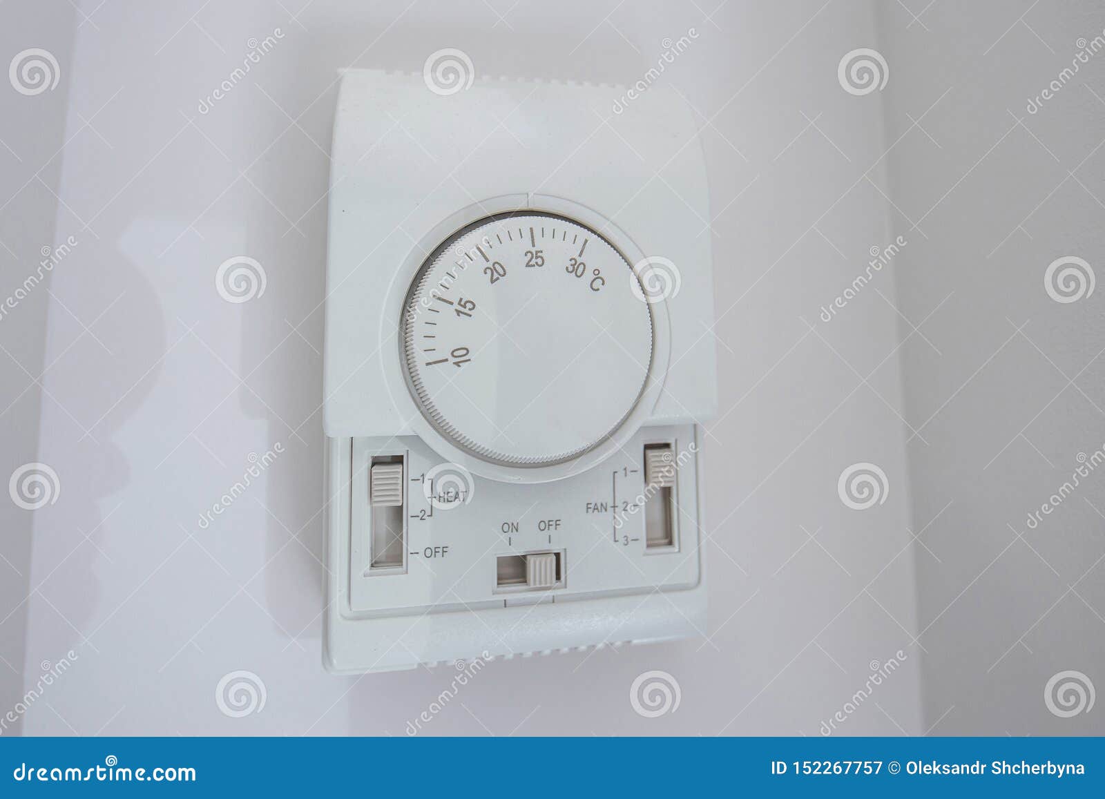 Indicator Of The Old Generation Air Conditioner In An Office Building ...