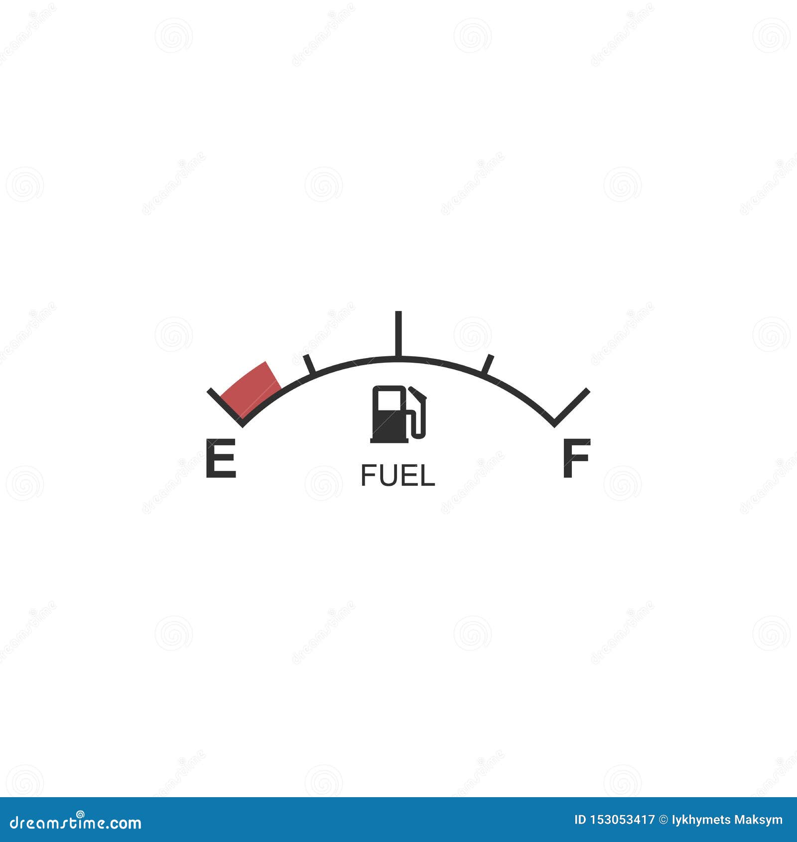 Indicator Fuel Icon, Logo Design Template Illustration Stock Vector ...
