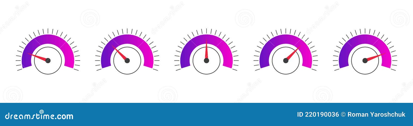 Indicator Icons. Scale Low, Medium Or High Gauge Or Meter Indicator ...