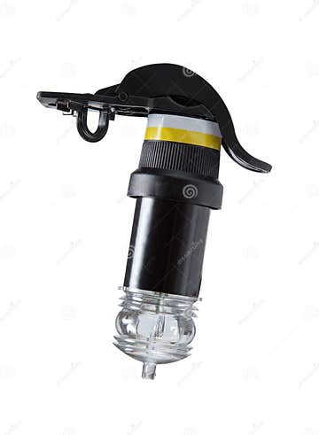 Indicator Lights on the Power Line Damage Stock Image - Image of ...