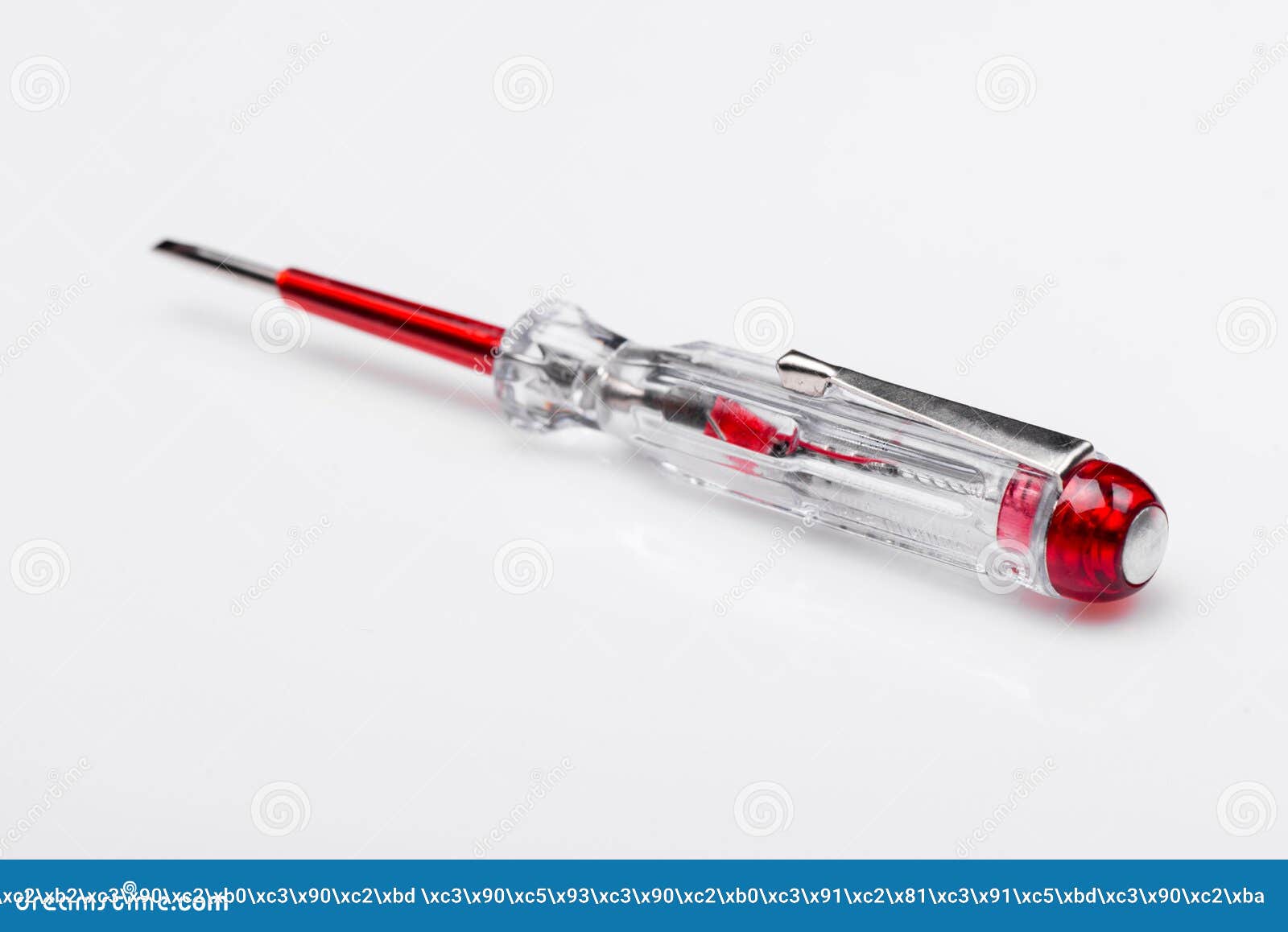 Indicator Screwdriver Close-up. Electrician Tool Stock Photo - Image of ...