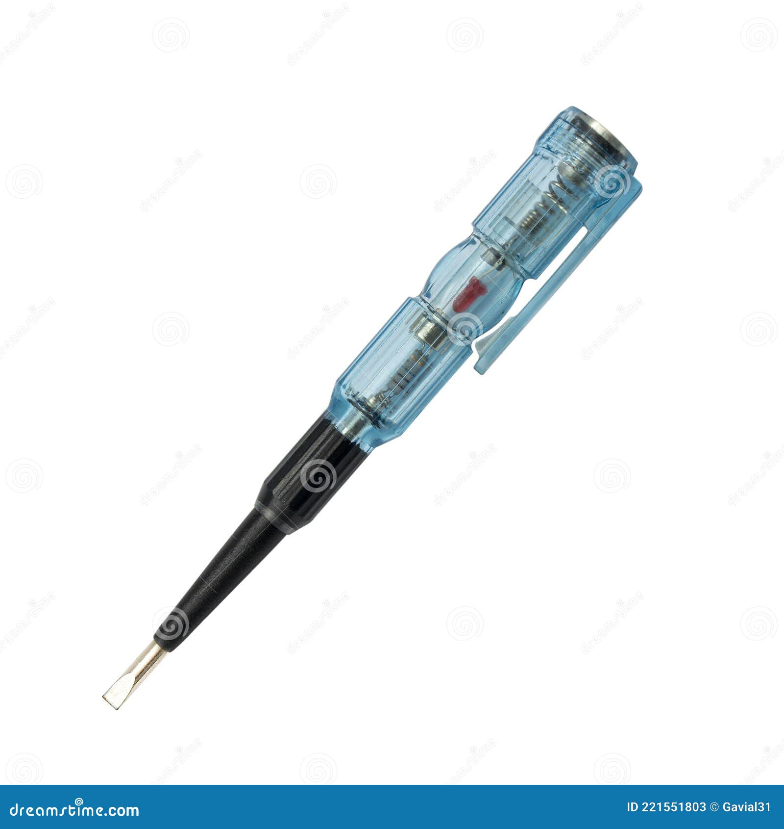 Indicator Screwdriver for Determining the Electrical Phase Isolated on ...