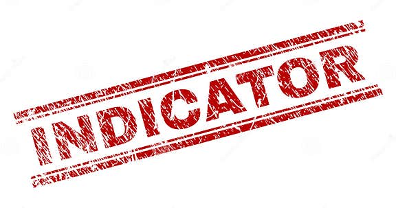 Grunge Textured INDICATOR Stamp Seal Stock Vector - Illustration of ...