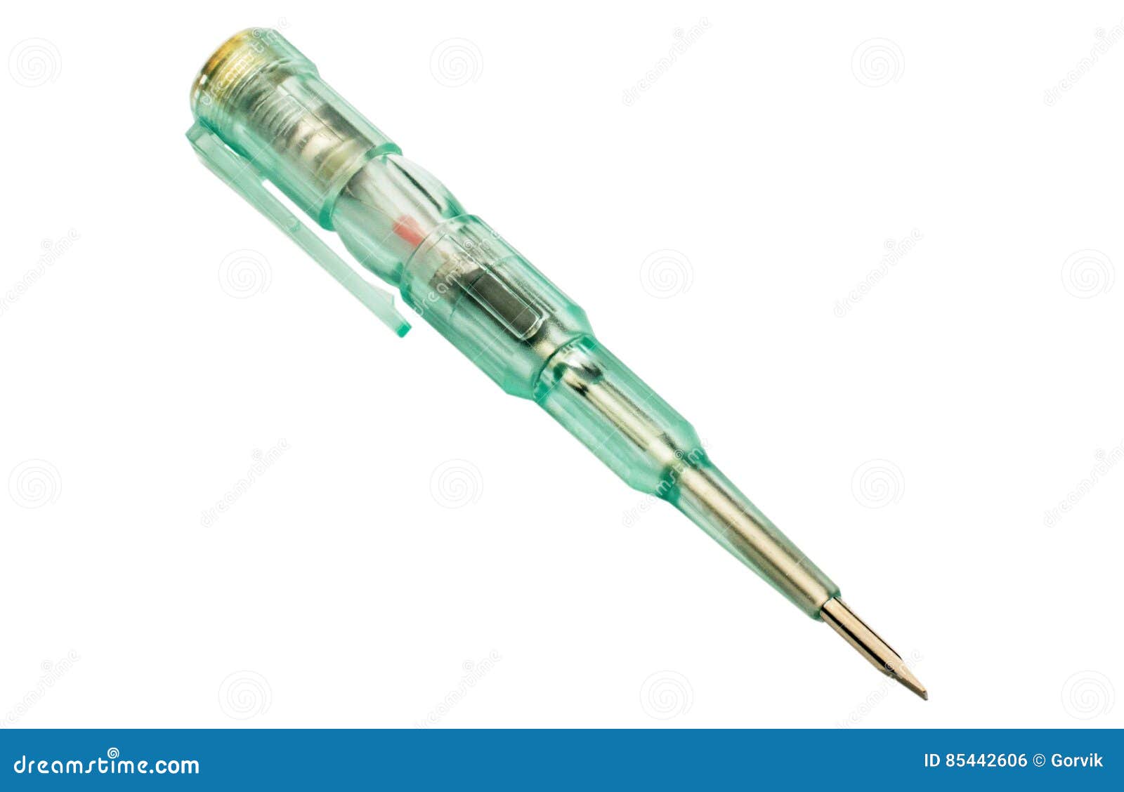 The Indicator To Measure Voltage And Current Stock Photography ...