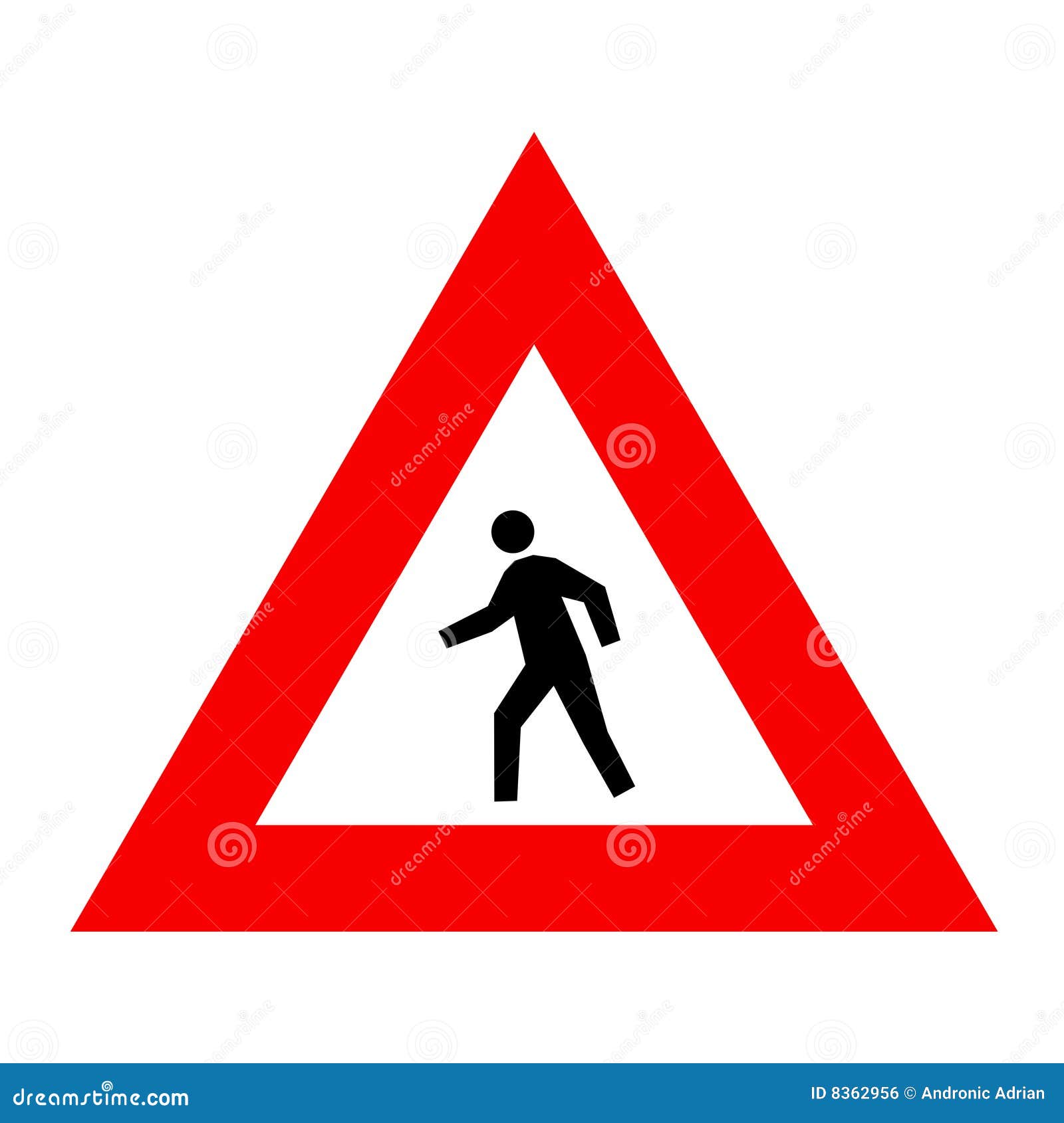 Indicator voor voetgangers stock illustratie. Illustration of embleem ...