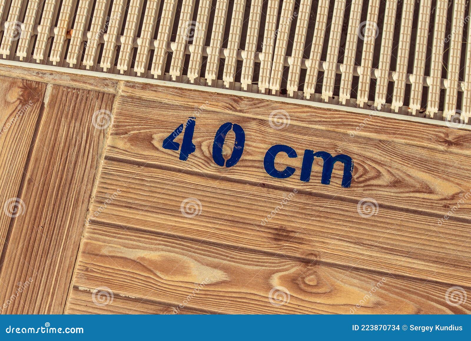 Indicator of Water Depth in the Pool. this Information is Important for ...