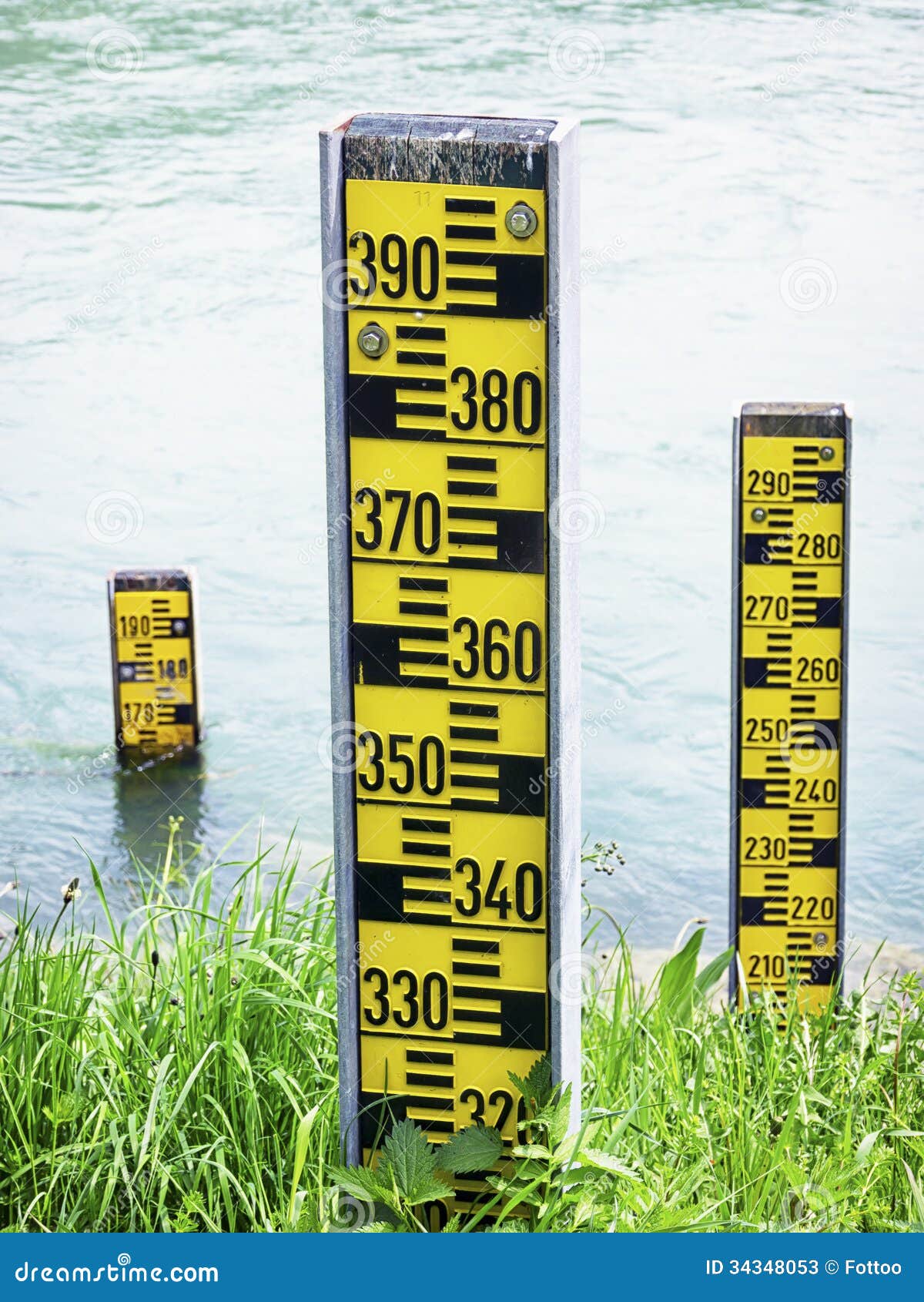 Indicatori Del Livello Dell'acqua Immagine Stock - Immagine di sparso ...