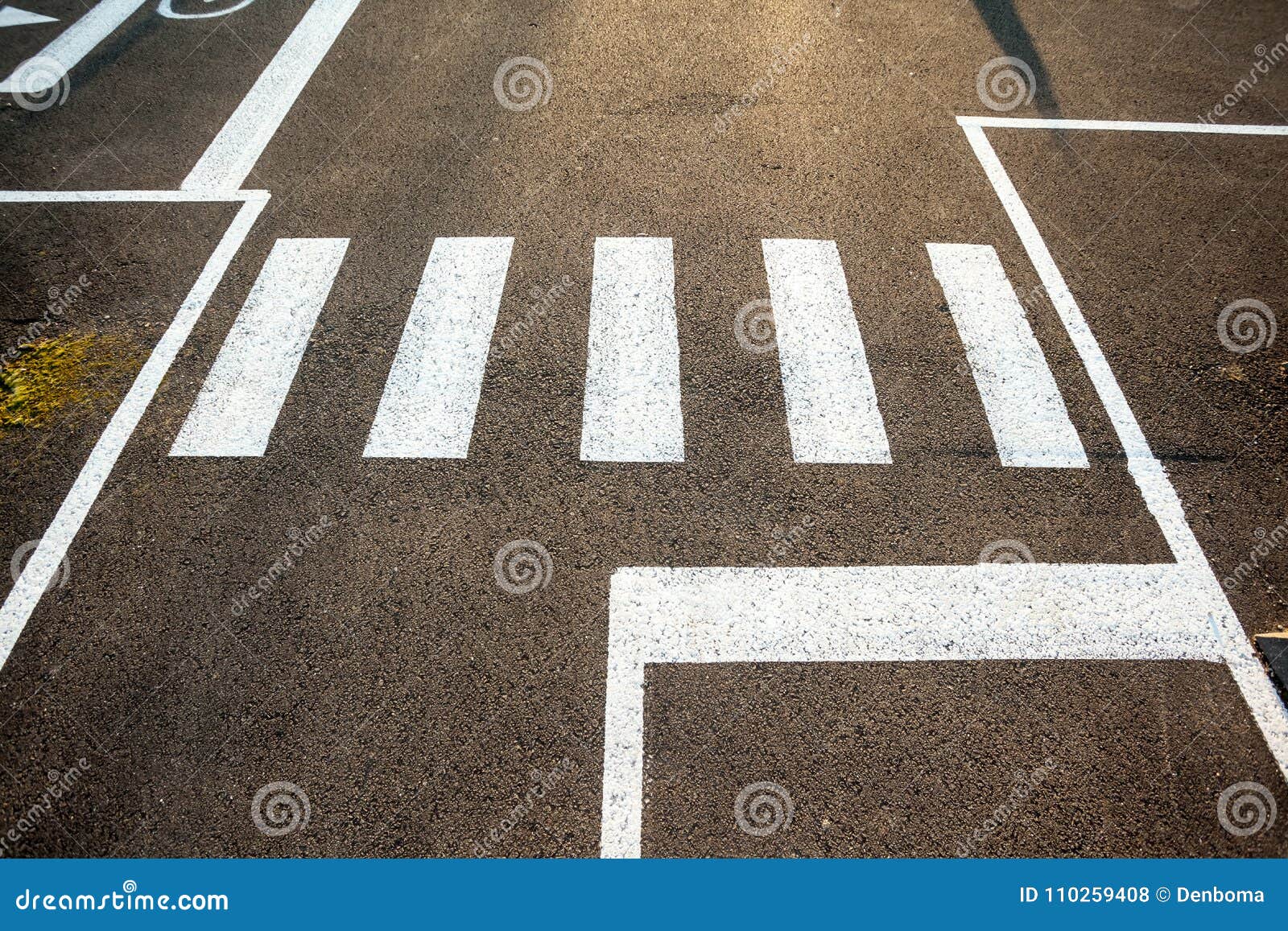 Indicators on the ground stock photo. Image of tarmac - 110259408