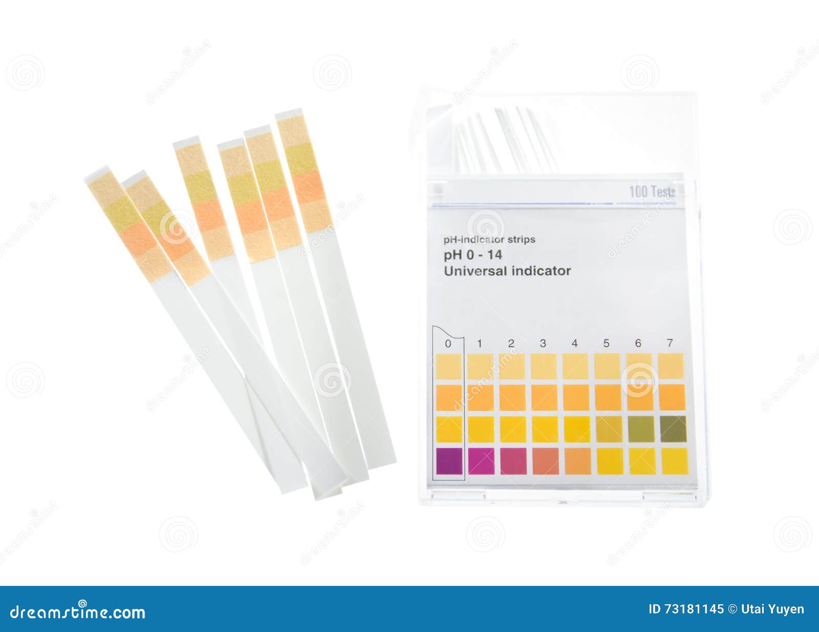 Indicators and PH Values Test Stock Image - Image of values, strip ...