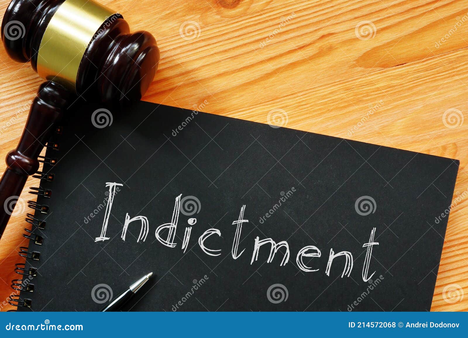Indictment is Shown on the Conceptual Photo Using the Text Stock Photo ...