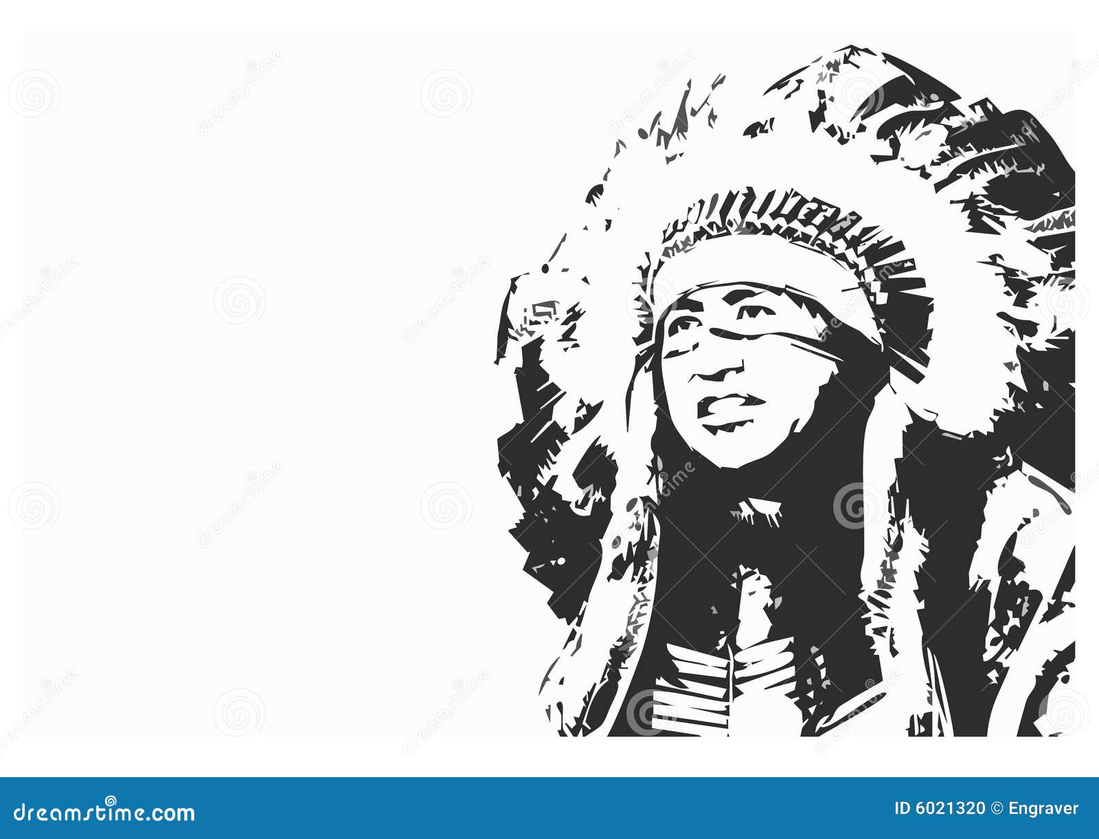 Indien-logo indigène illustration de vecteur. Illustration du vecteur ...