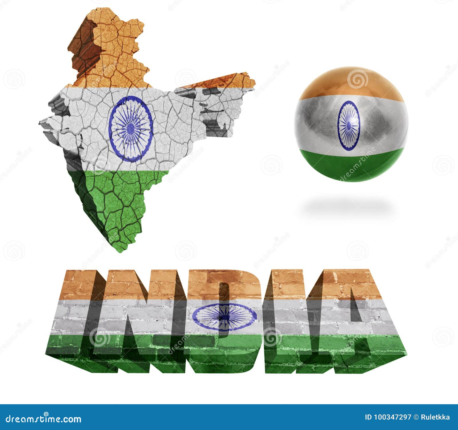Indien-Symbole stock abbildung. Illustration von delhi - 100347297
