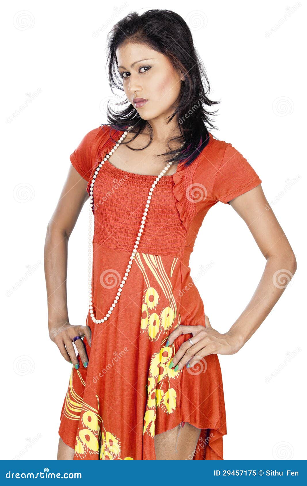 Indier modellerar fotografering för bildbyråer. Bild av studio - 29457175