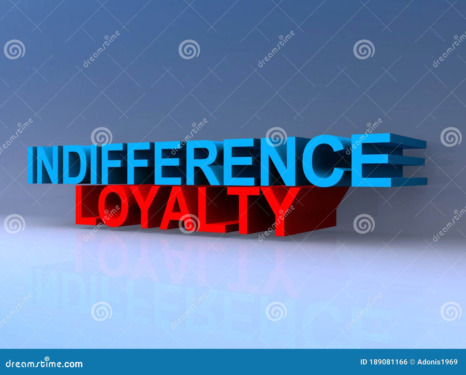 Indifference loyalty stock illustration. Illustration of highlighted ...