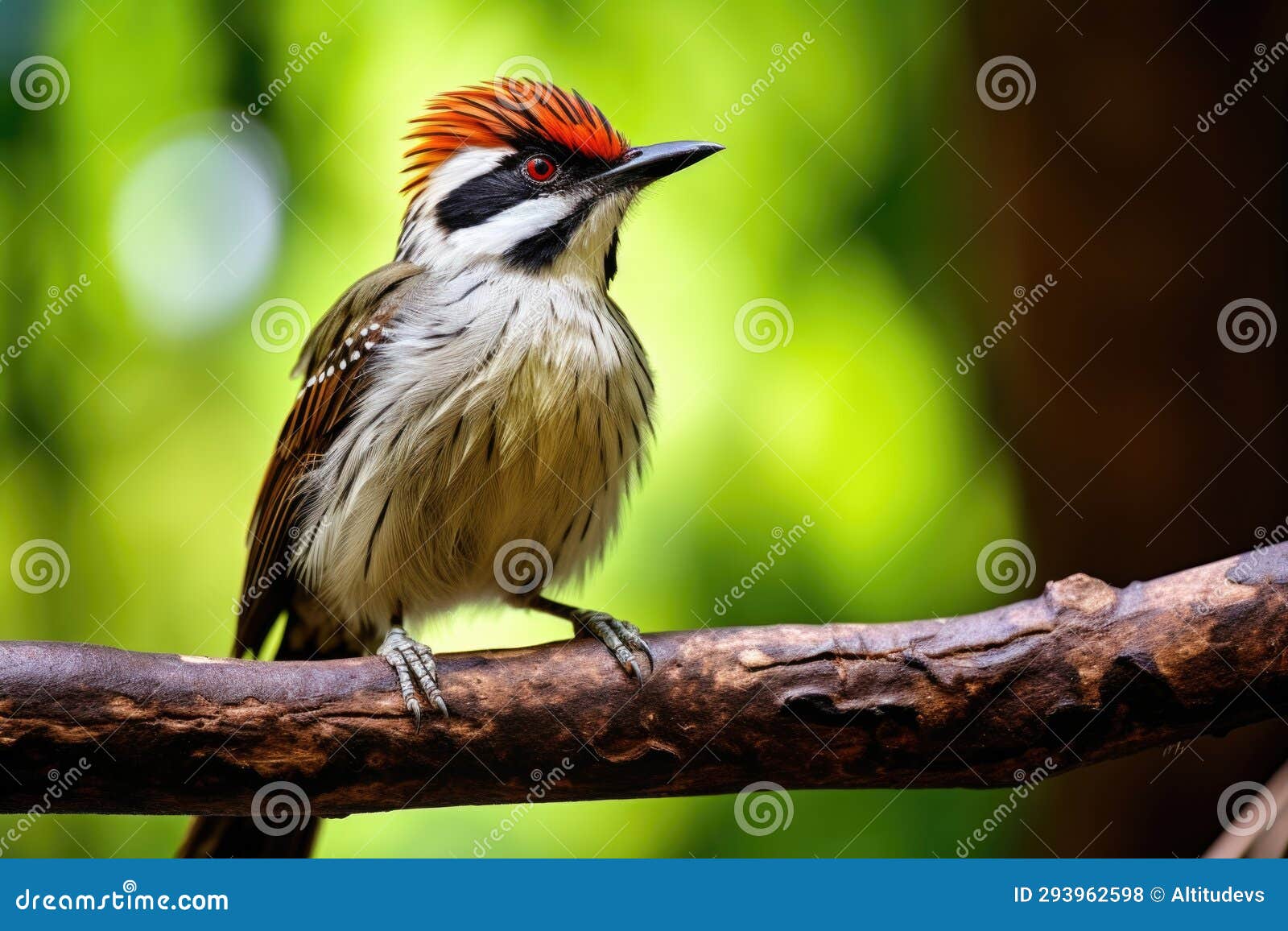 An Indigenous Bird Perched on a Branch Stock Photo - Image of perched ...