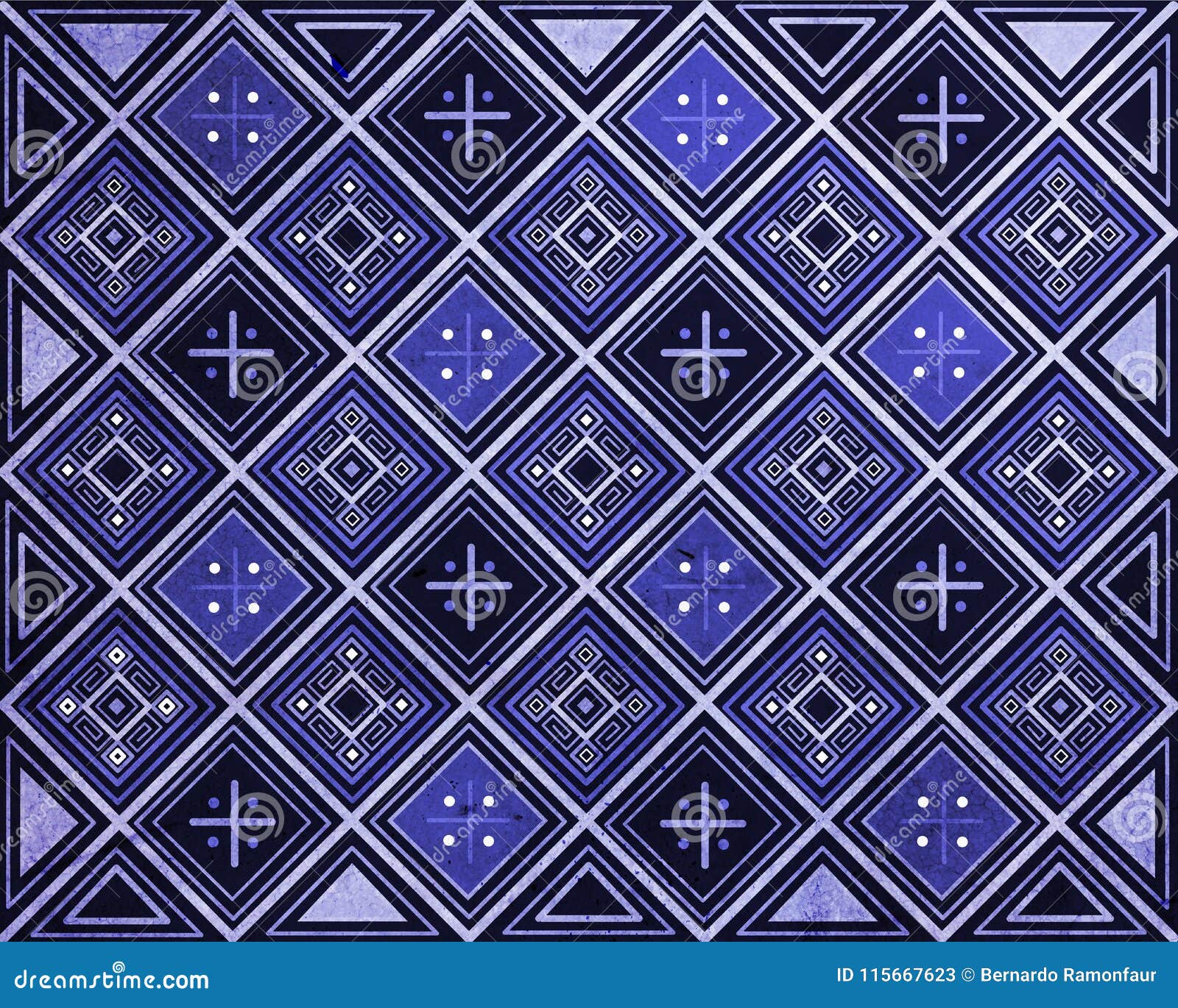 Indigenous Ethnic Pattern Design Illustration Stock Illustration ...