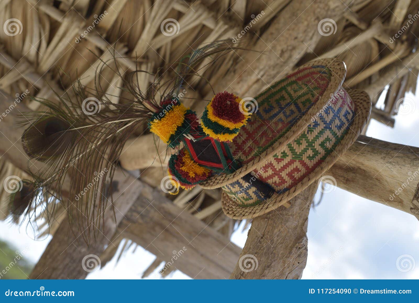 Wayuu Indigenous hat stock photo. Image of typical, trip - 117254090