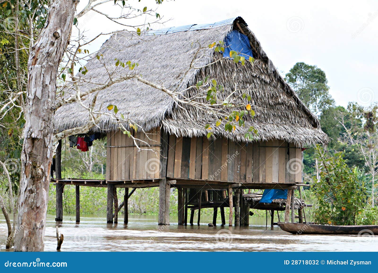Indigenous House stock photo. Image of tree, wooden, house - 28718032