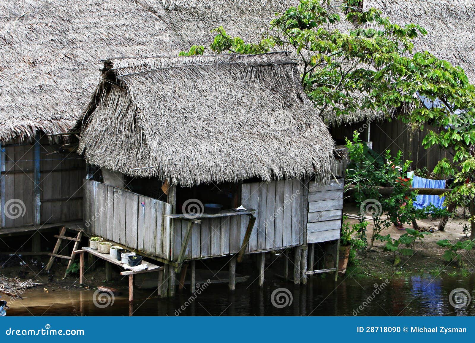 Indigenous House stock photo. Image of trees, building - 28718090