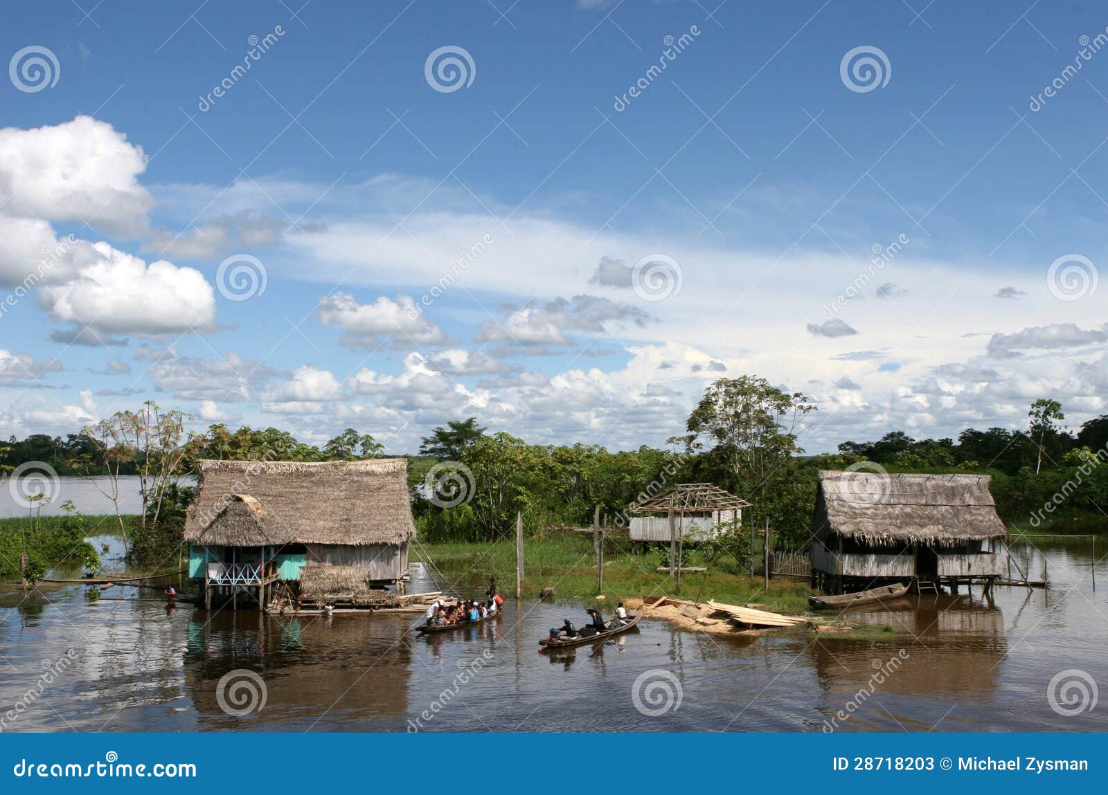 Indigenous House stock image. Image of tropical, forest - 28718203