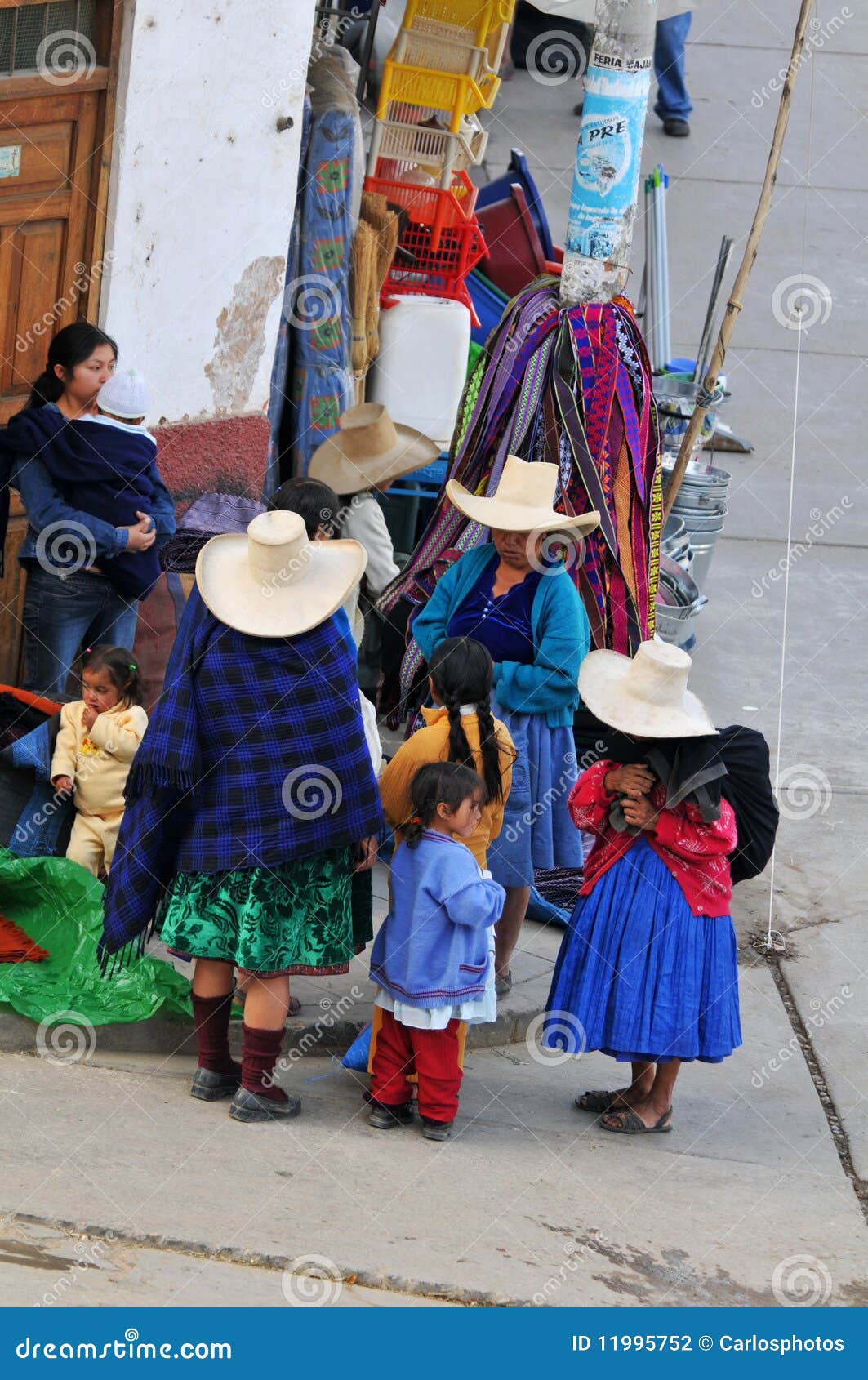 Indigenous at the Local Market in Peru Editorial Photography - Image of ...