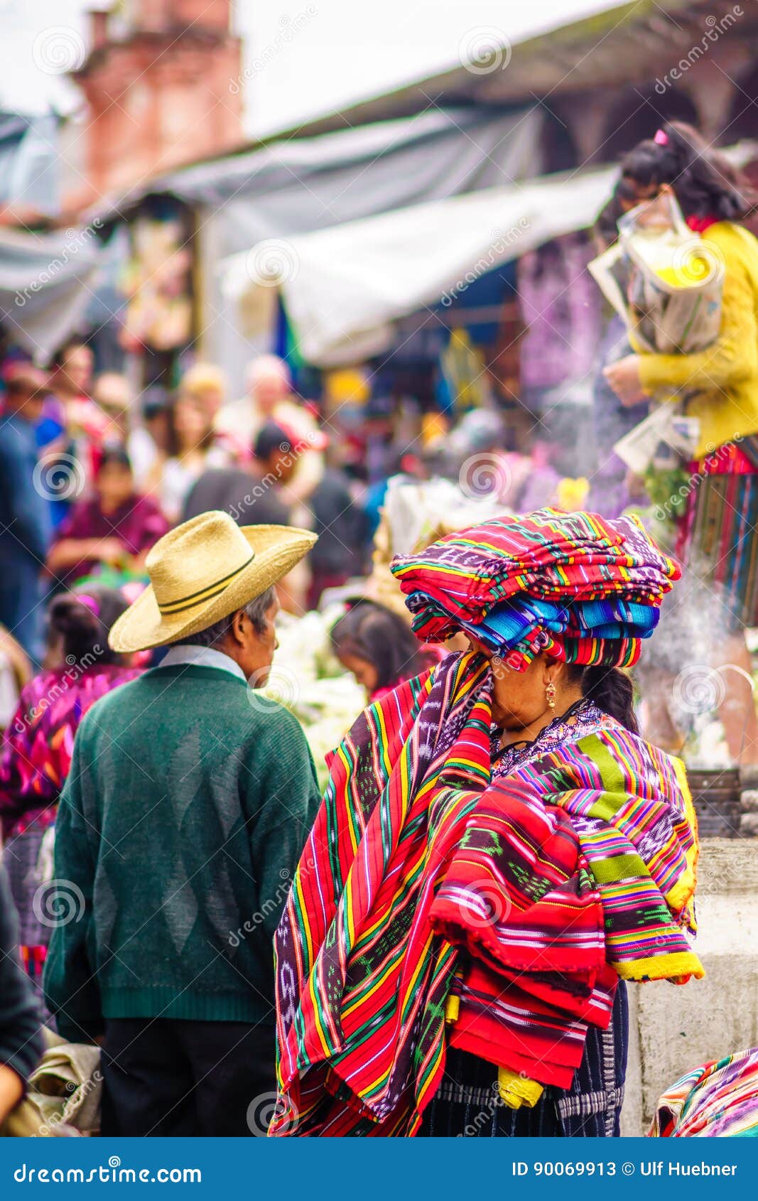 Indigenous Maya Market in Chichicastenango Editorial Stock Photo ...