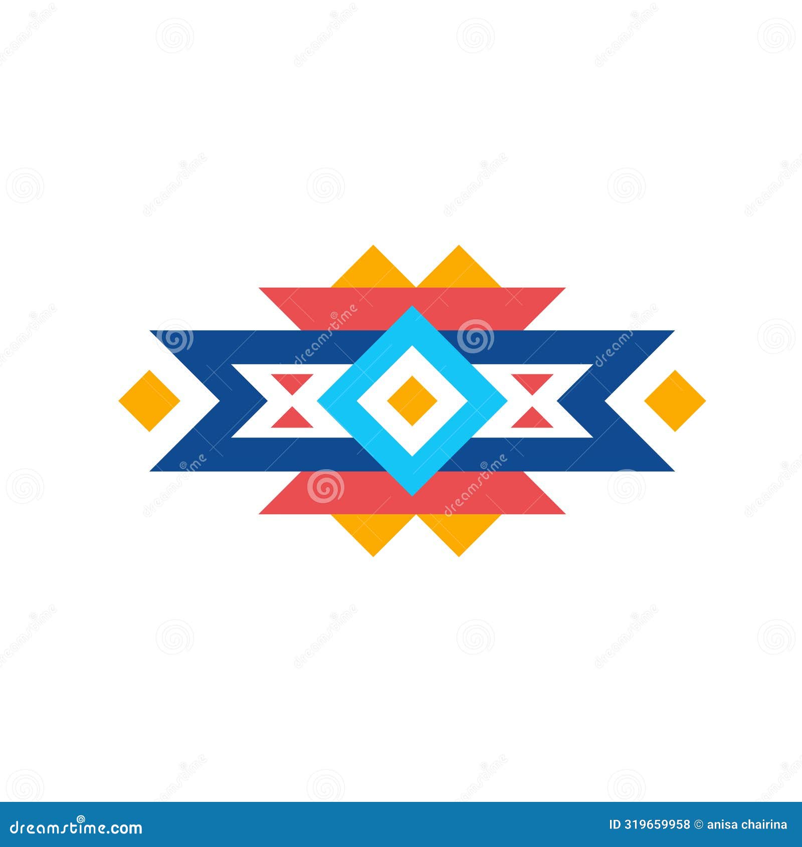 Indigenous Native Frame Vector Design Stock Vector - Illustration of ...