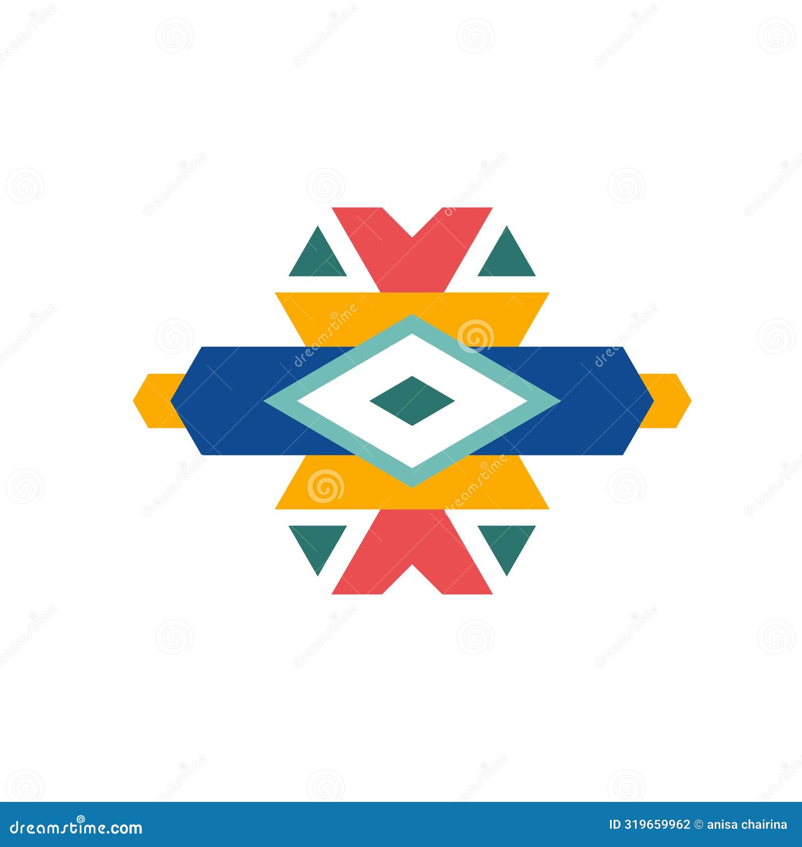 Indigenous Native Frame Vector Design Stock Vector - Illustration of ...