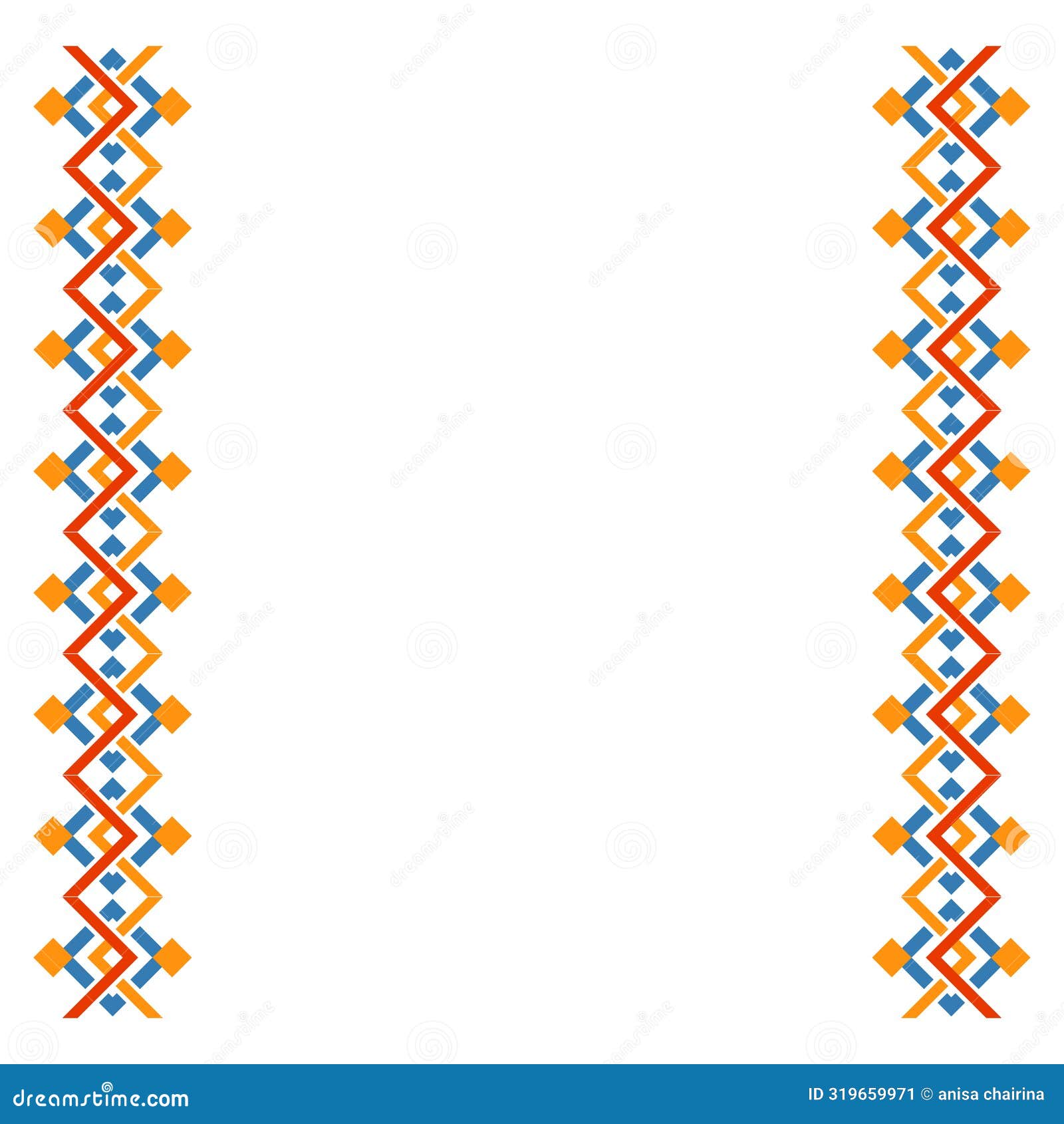 Indigenous Native Frame Vector Design Stock Vector - Illustration of ...