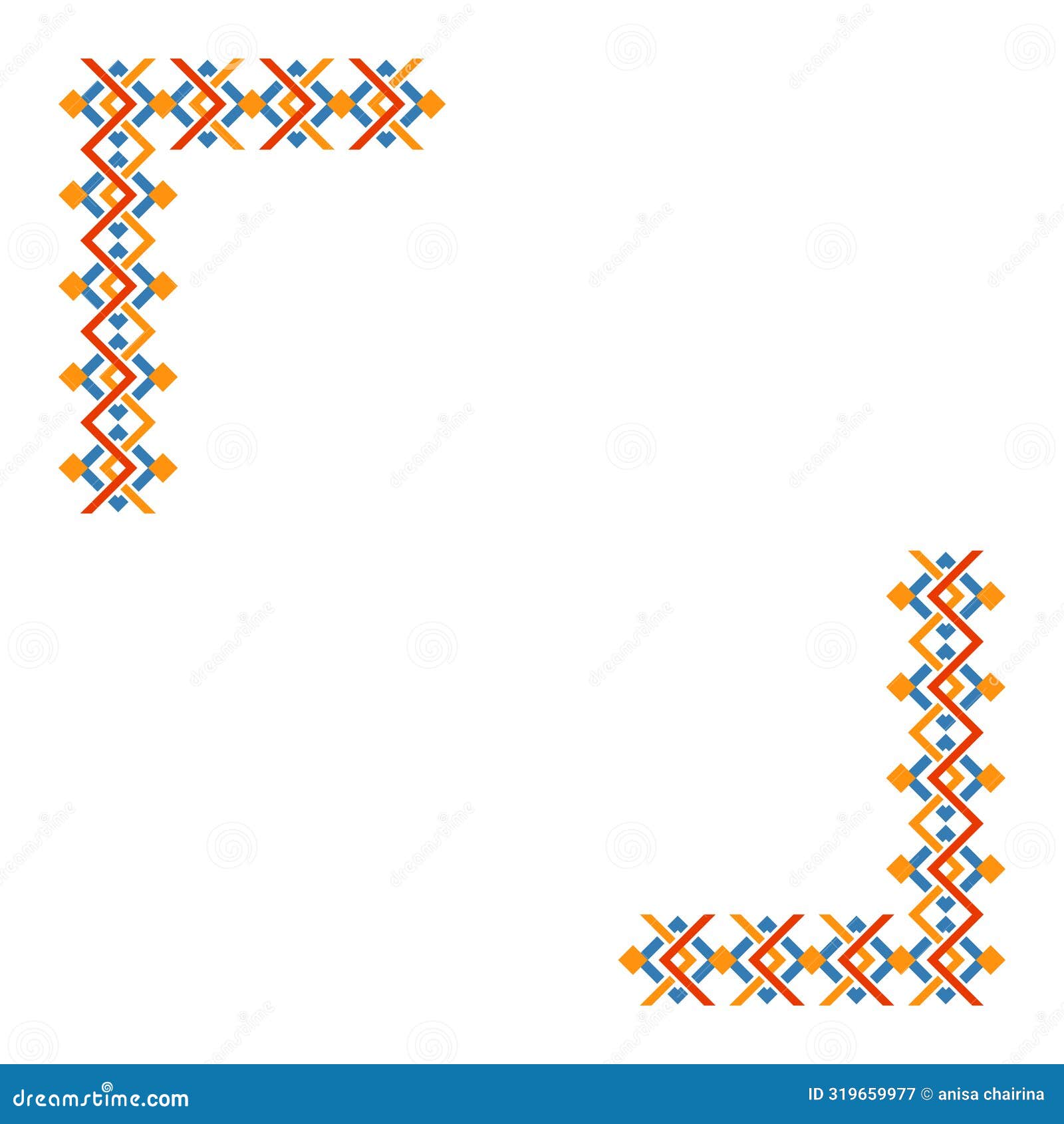 Indigenous Native Frame Vector Design Stock Vector - Illustration of ...