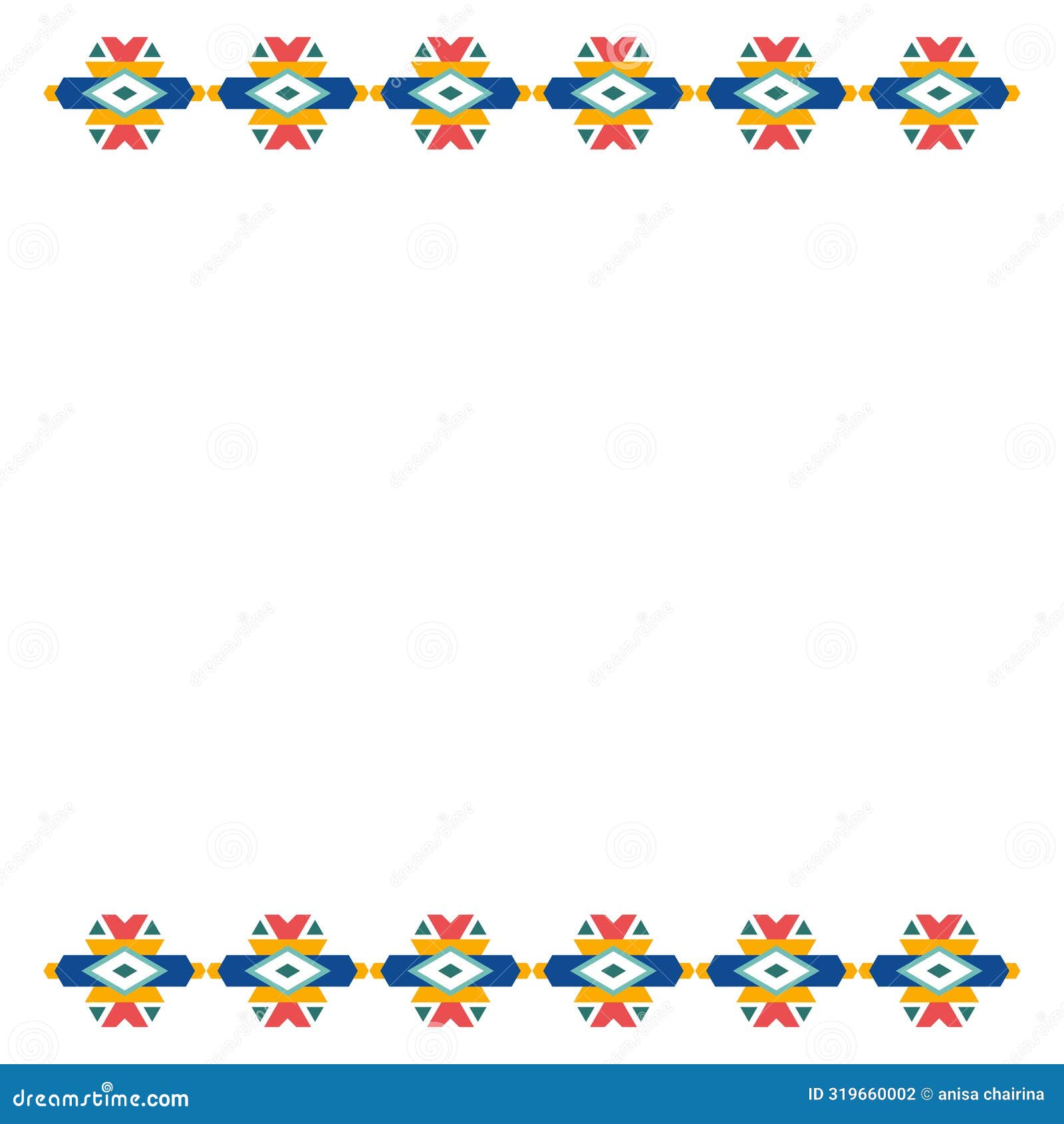 Indigenous Native Frame Vector Design Stock Vector - Illustration of ...