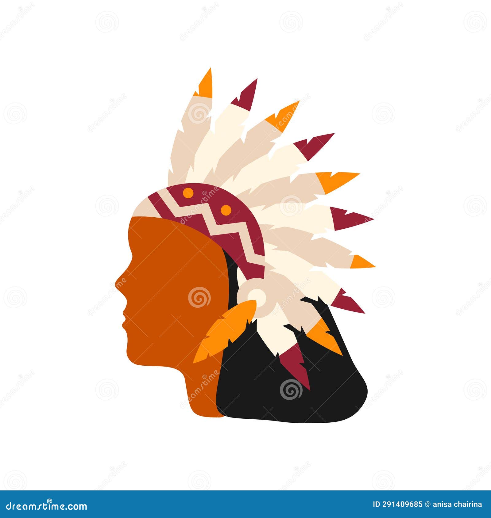 Indigenous People Day Element Vector Design Stock Illustration ...
