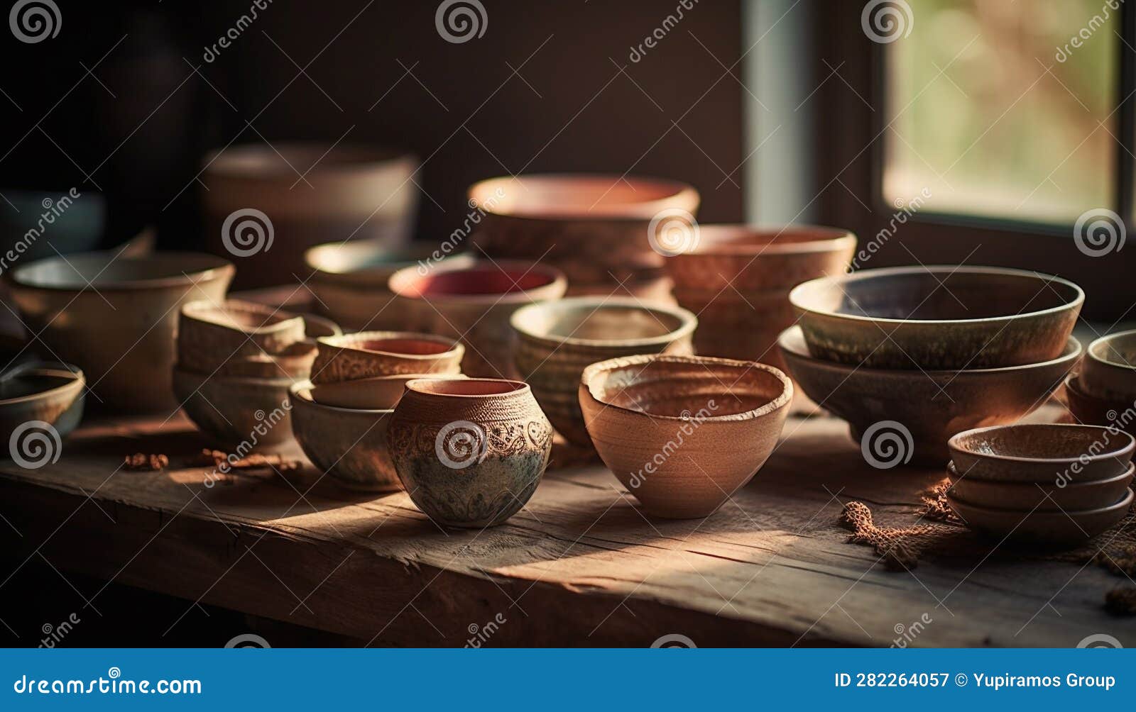Indigenous Pottery Workshop Creates Rustic Earthenware Vase with ...