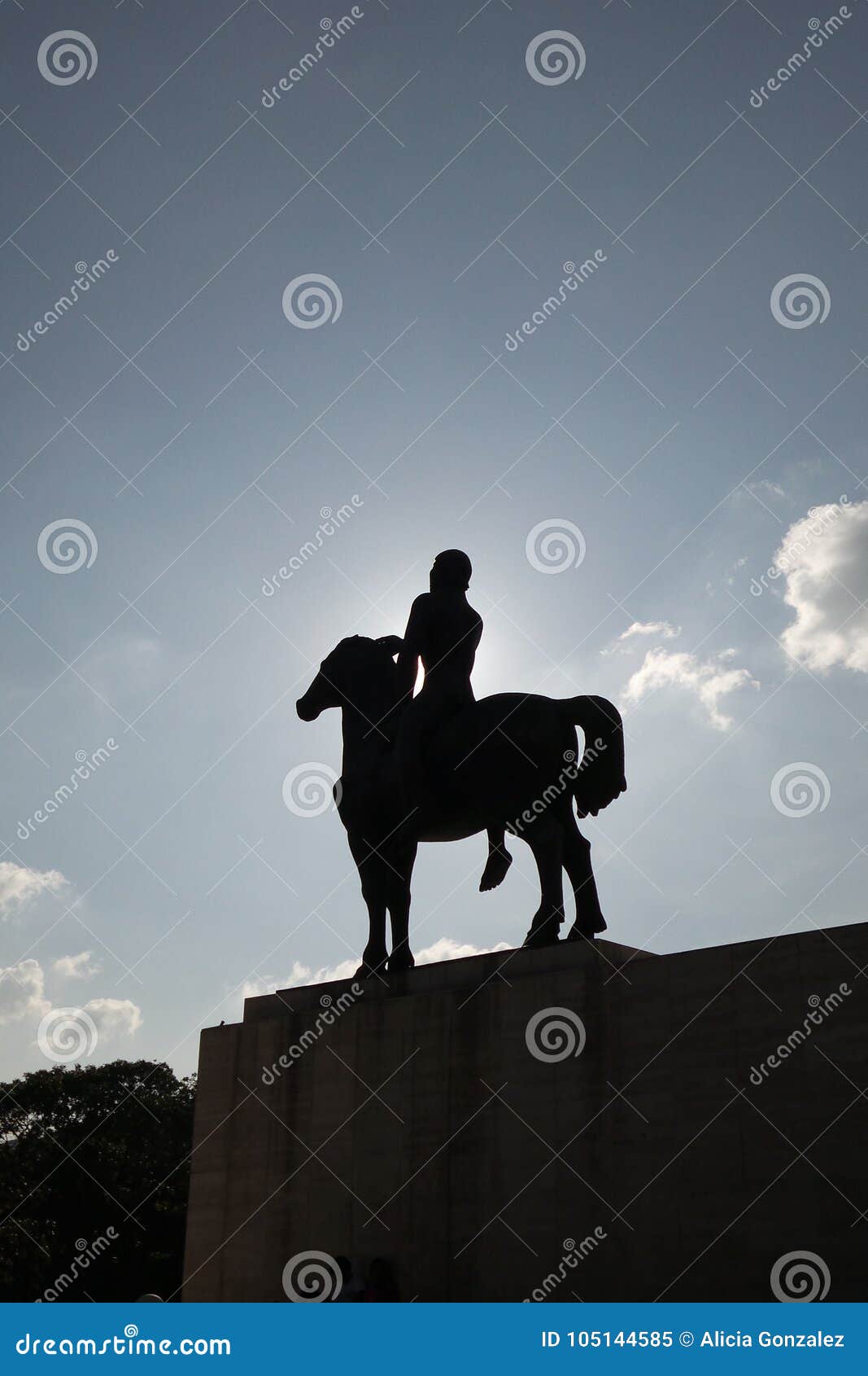 Indigenous Statue Monument for Independence Stock Image - Image of ...