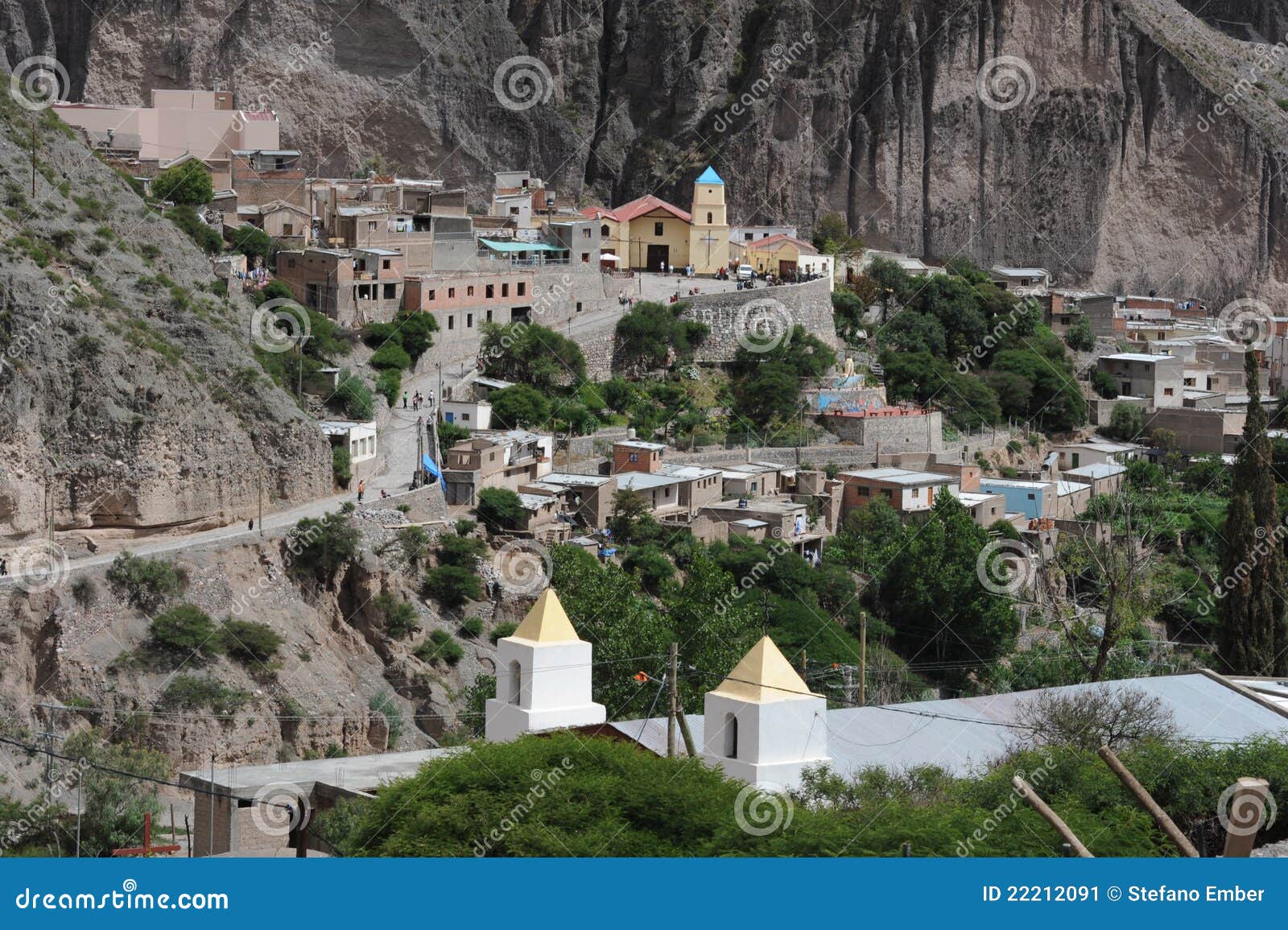 The Indigenous Village of Iruya Stock Image - Image of iruya, rural ...