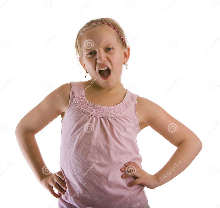 Indignant Girl stock photo. Image of brat, irate, indignant - 7437062