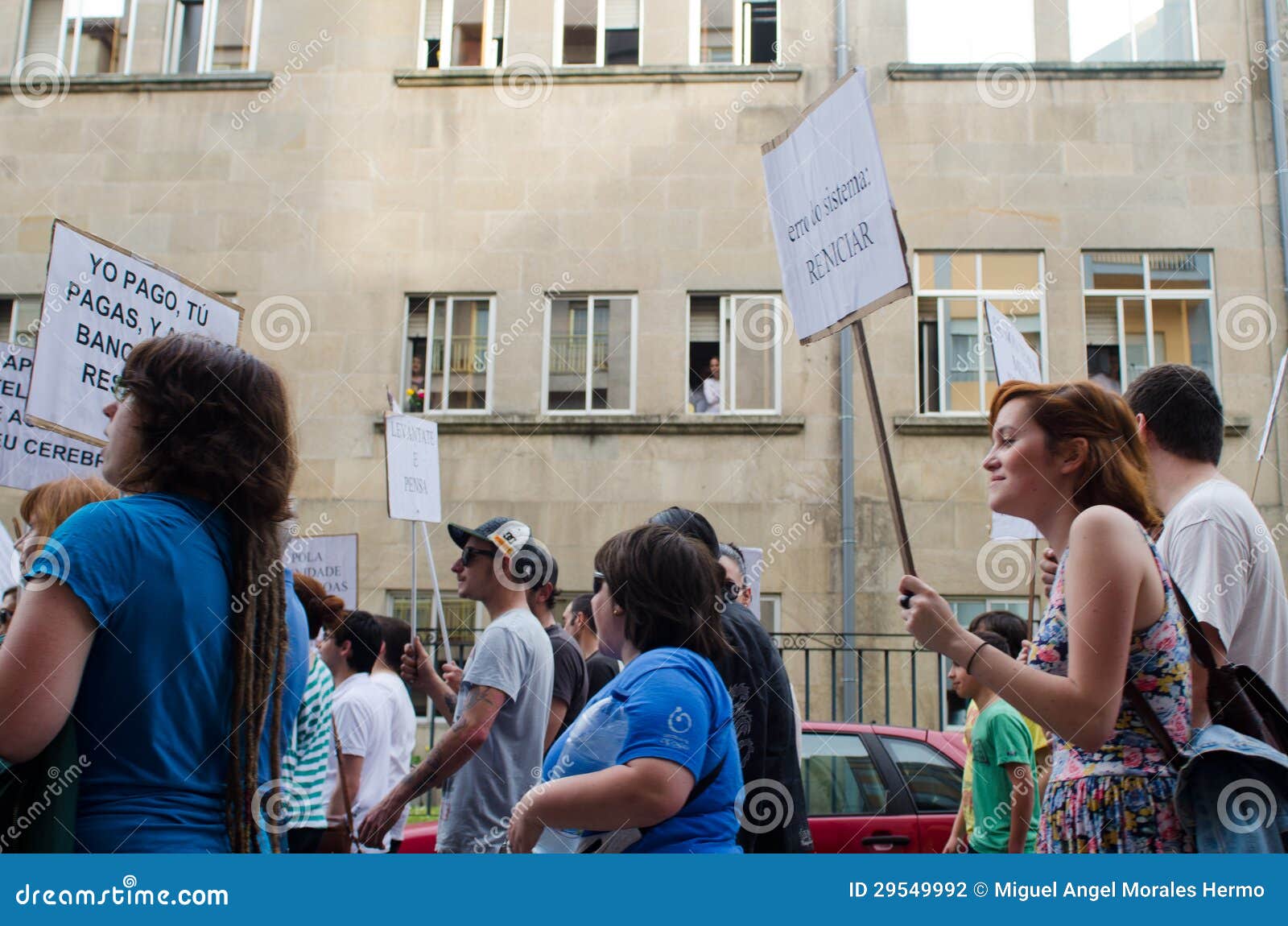 Indignant people editorial photography. Image of spain - 29549992