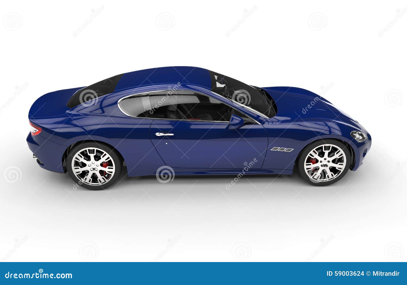 Indigo Blue Car stock illustration. Illustration of color - 59003624