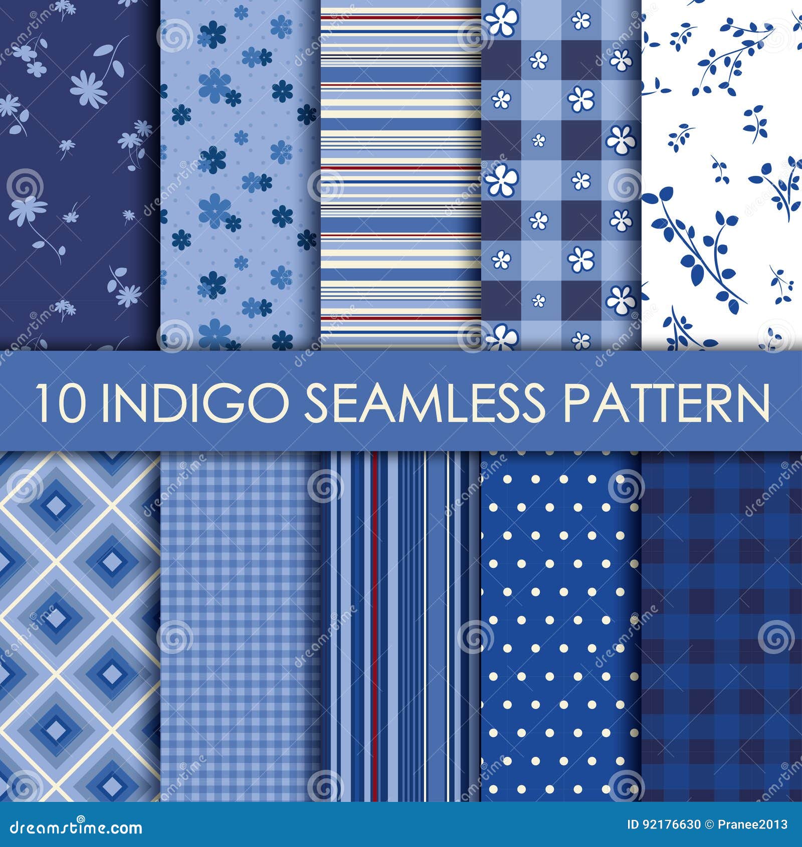 Indigo Collection Background Stock Vector - Illustration of texture ...