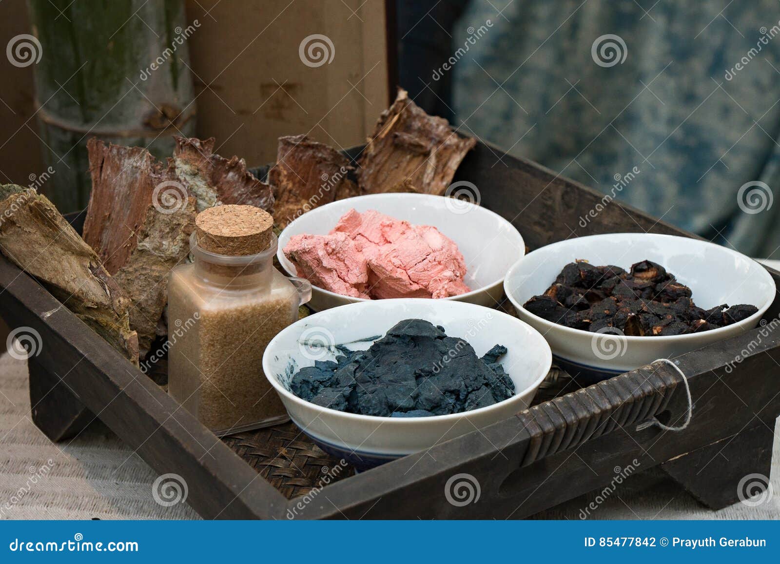 Indigo dye pigment stock photo. Image of thailand, dyeing - 85477842