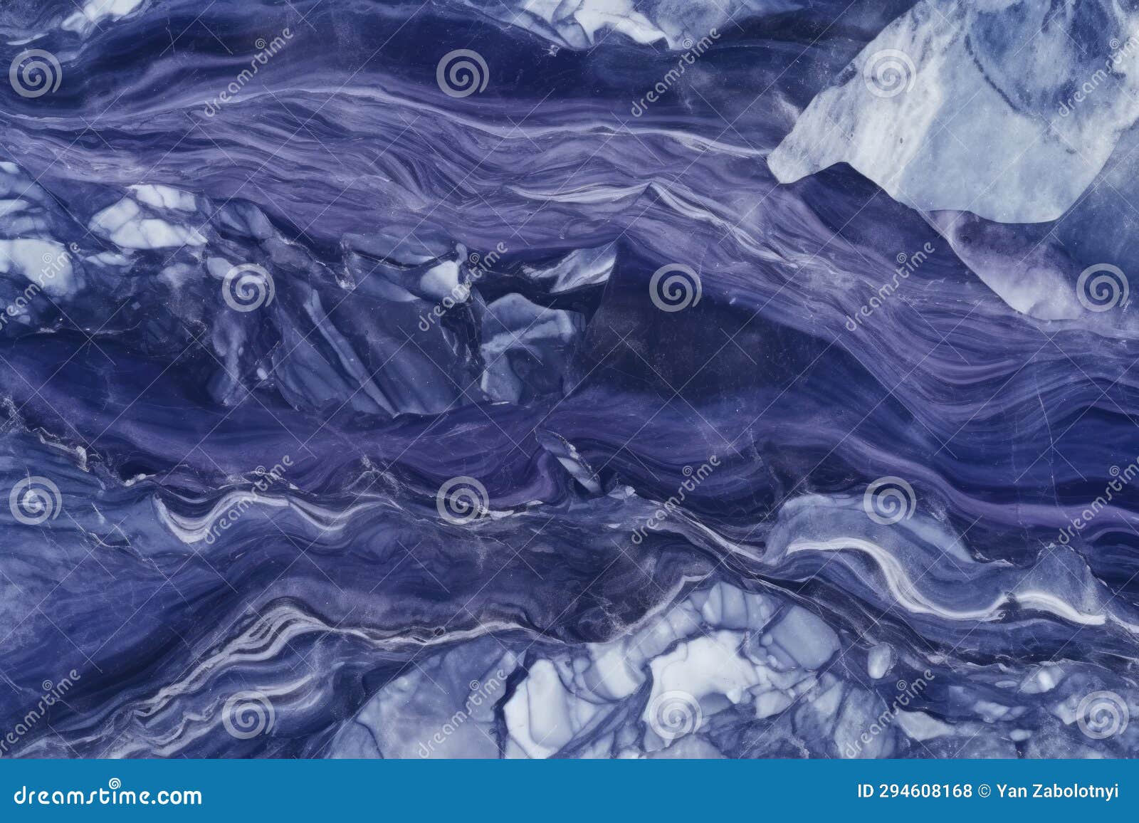 Indigo Marble Stone Texture Banner Stock Illustration - Illustration of ...