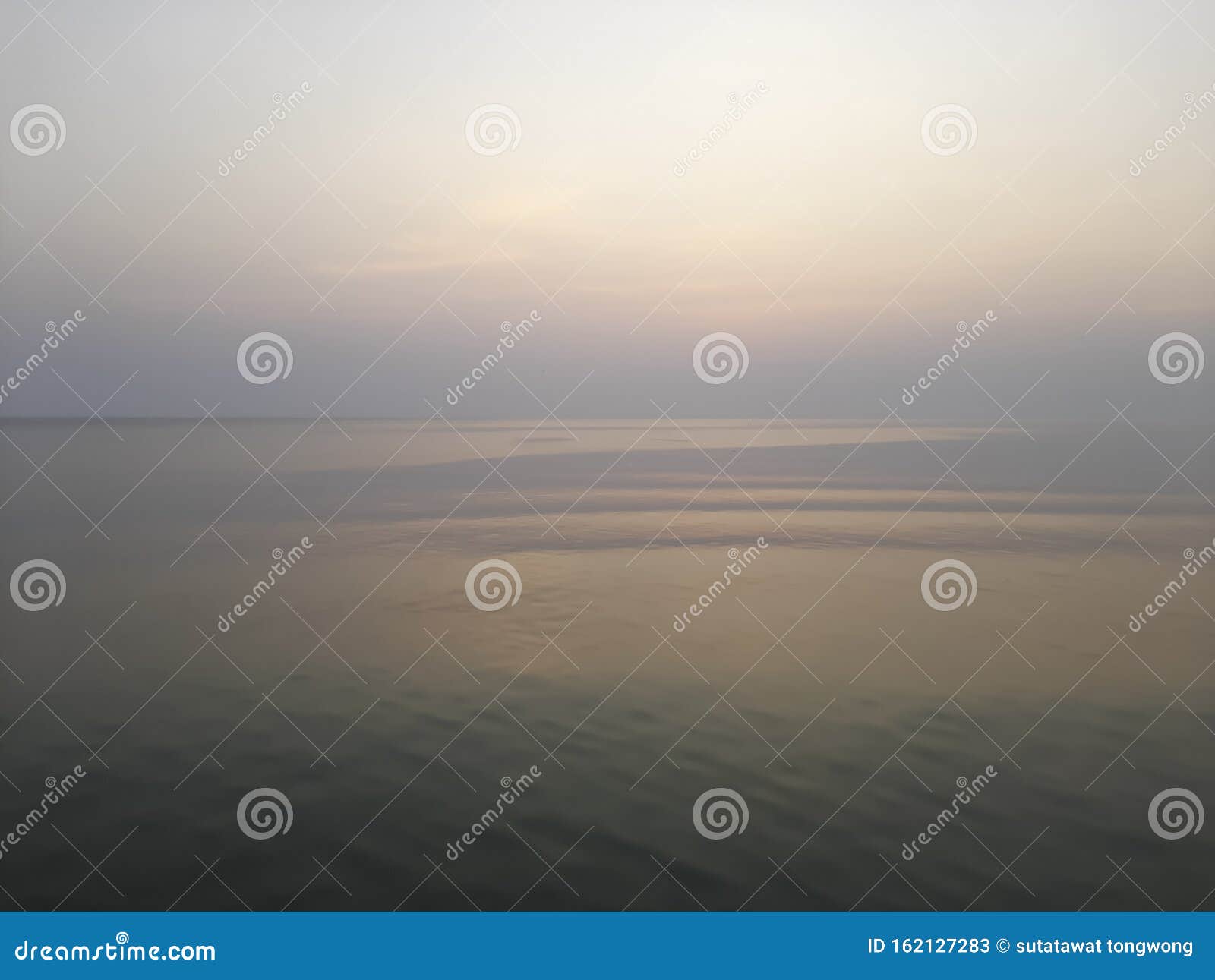Indigo Sea with an Orange Sky at Dawn Stock Image - Image of tourism ...