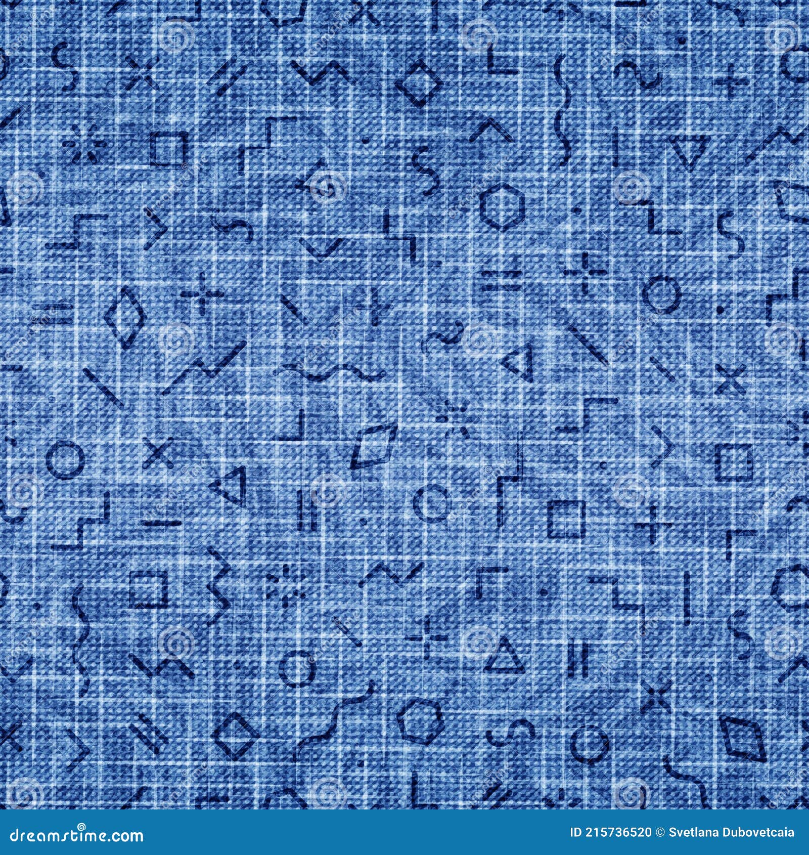 Modern Fabric Texture With Hand Draw Fish Cartoon Vector Background ...