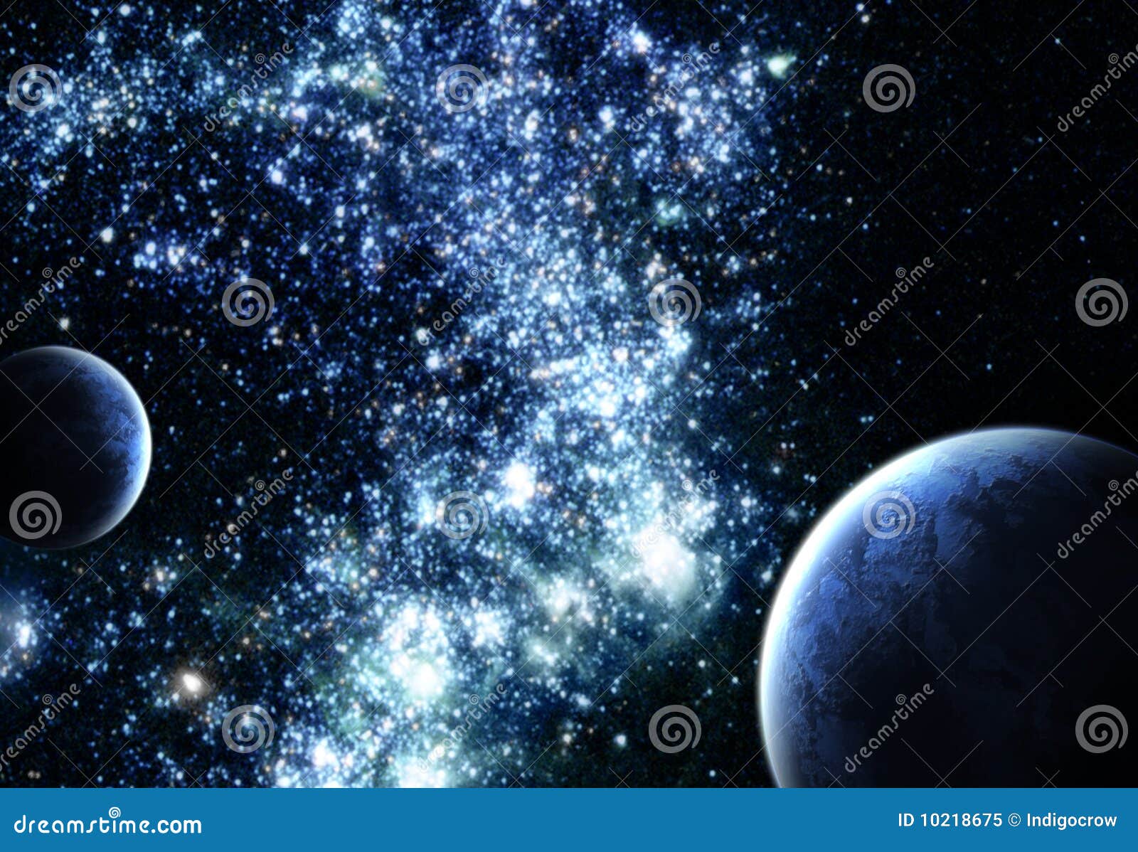 Indigo Space Royalty Free Stock Photo - Image: 10218675
