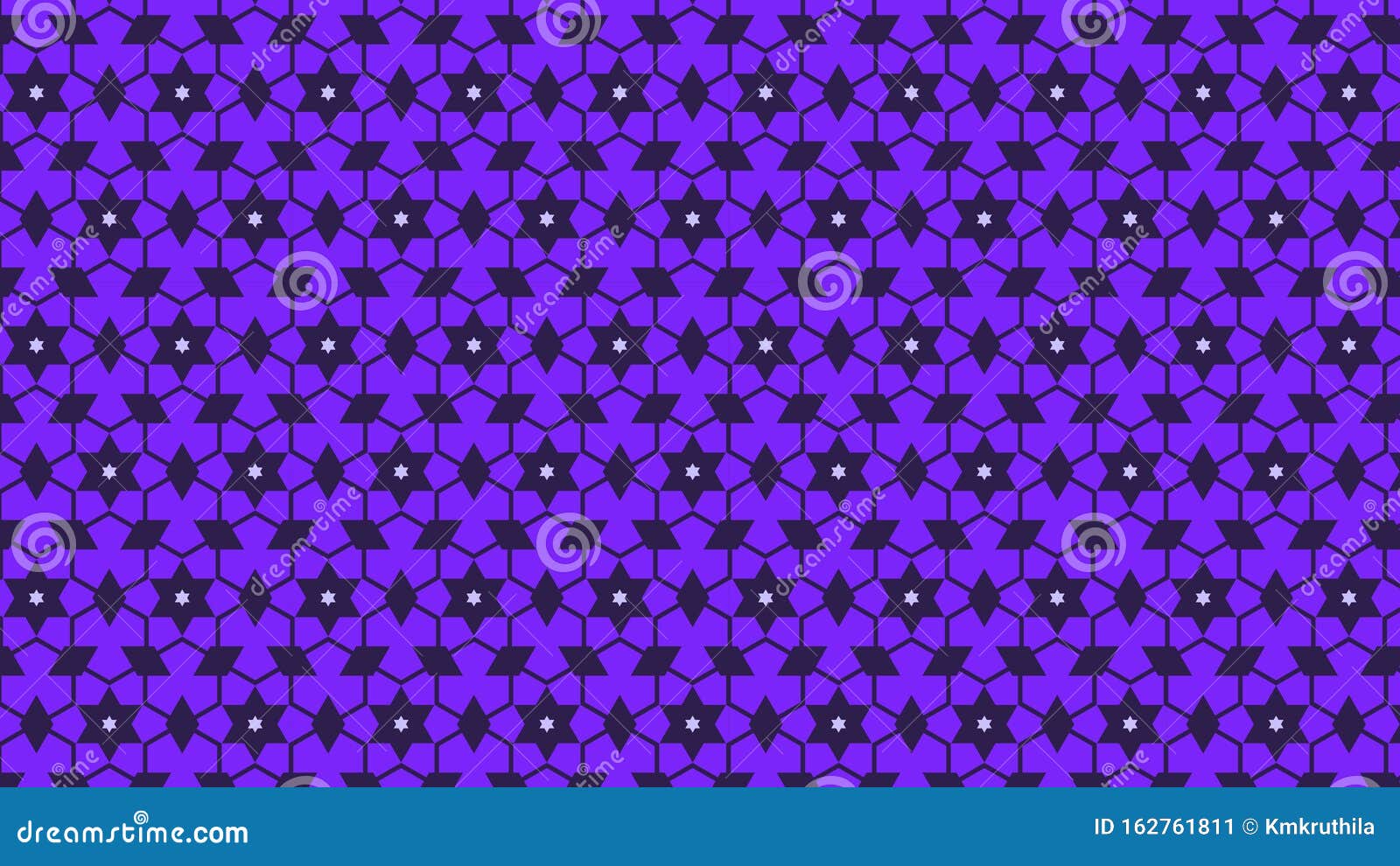 Indigo Stars Background Pattern Design Stock Vector - Illustration of ...